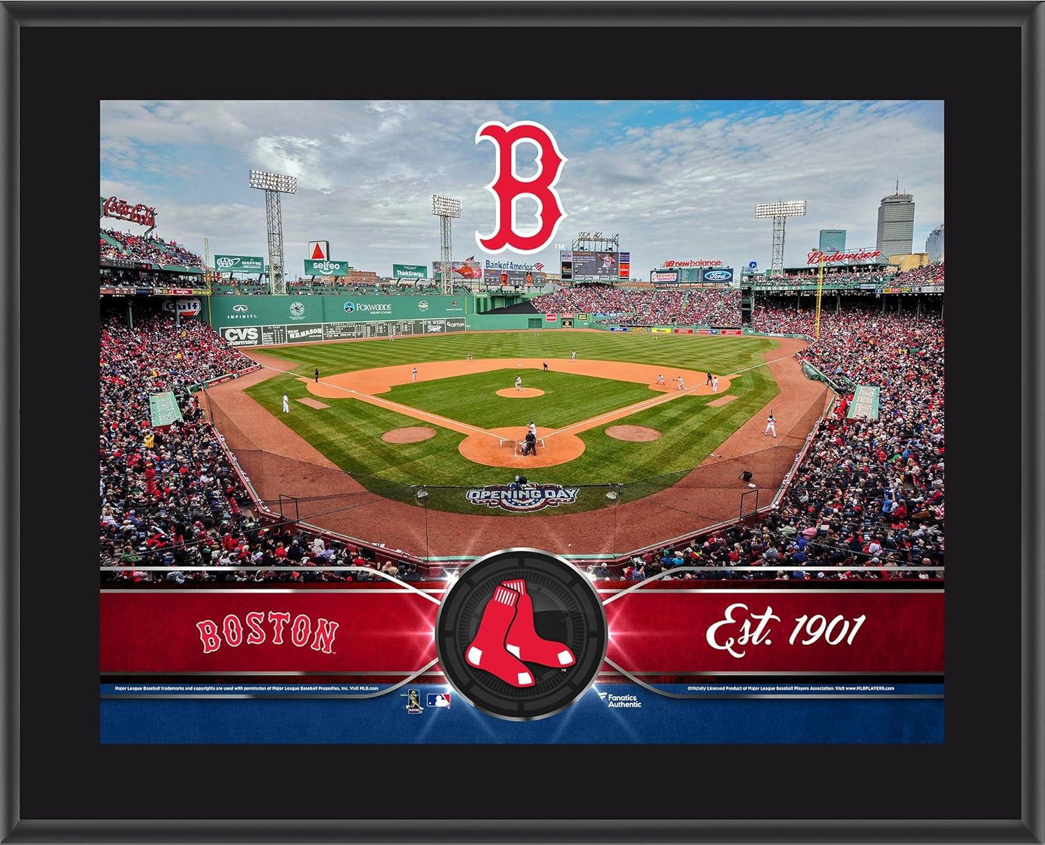 Boston Red Sox 10" x 13" Sublimated Team Stadium Plaque - MLB Team ...
