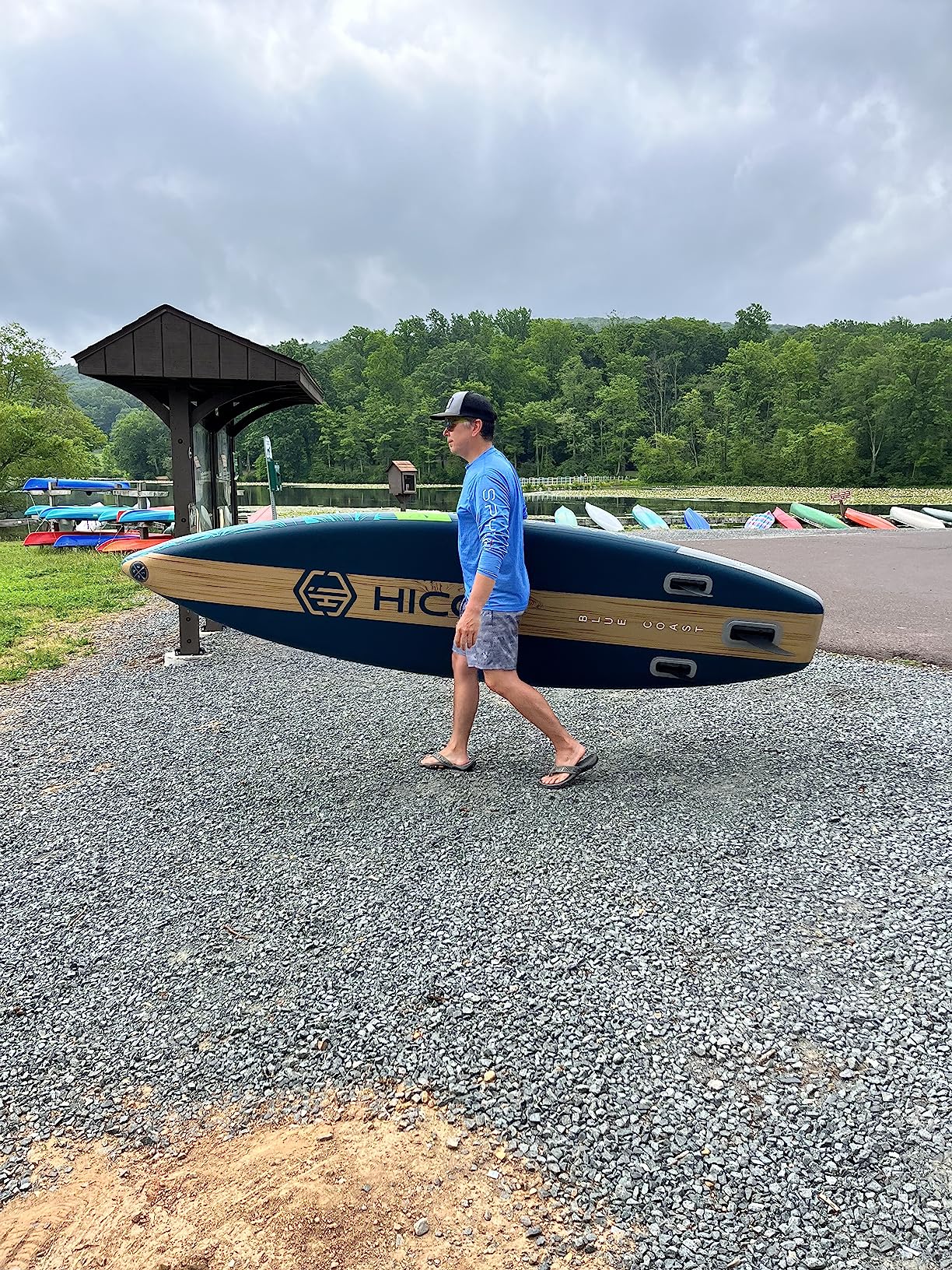 $10/mo - Finance HICOO 11'×34"×6" Extra Wide Inflatable Paddle Board ...