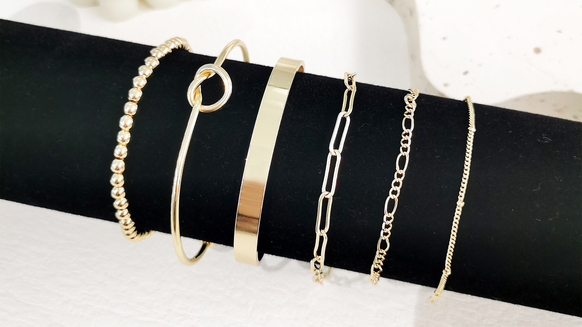 Watch Herier Gold Bangle Bracelets on Amazon Live