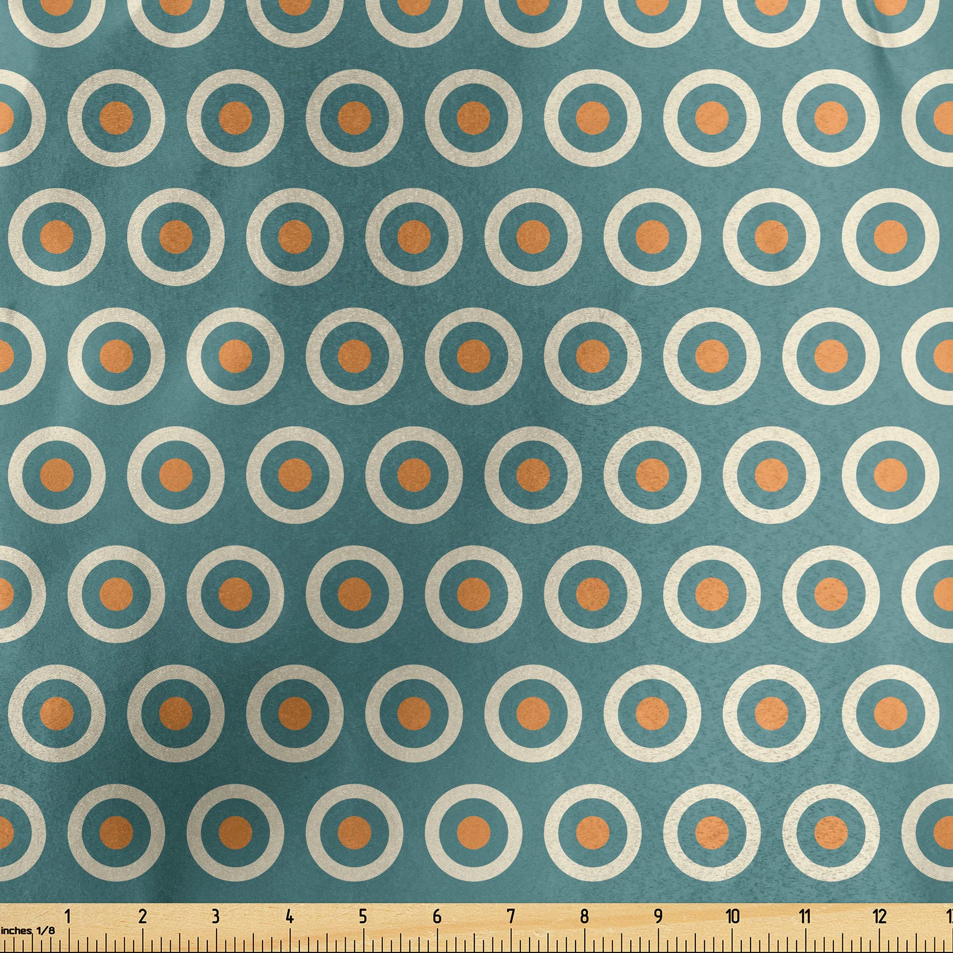 Vintage Blue Polka Dot Background