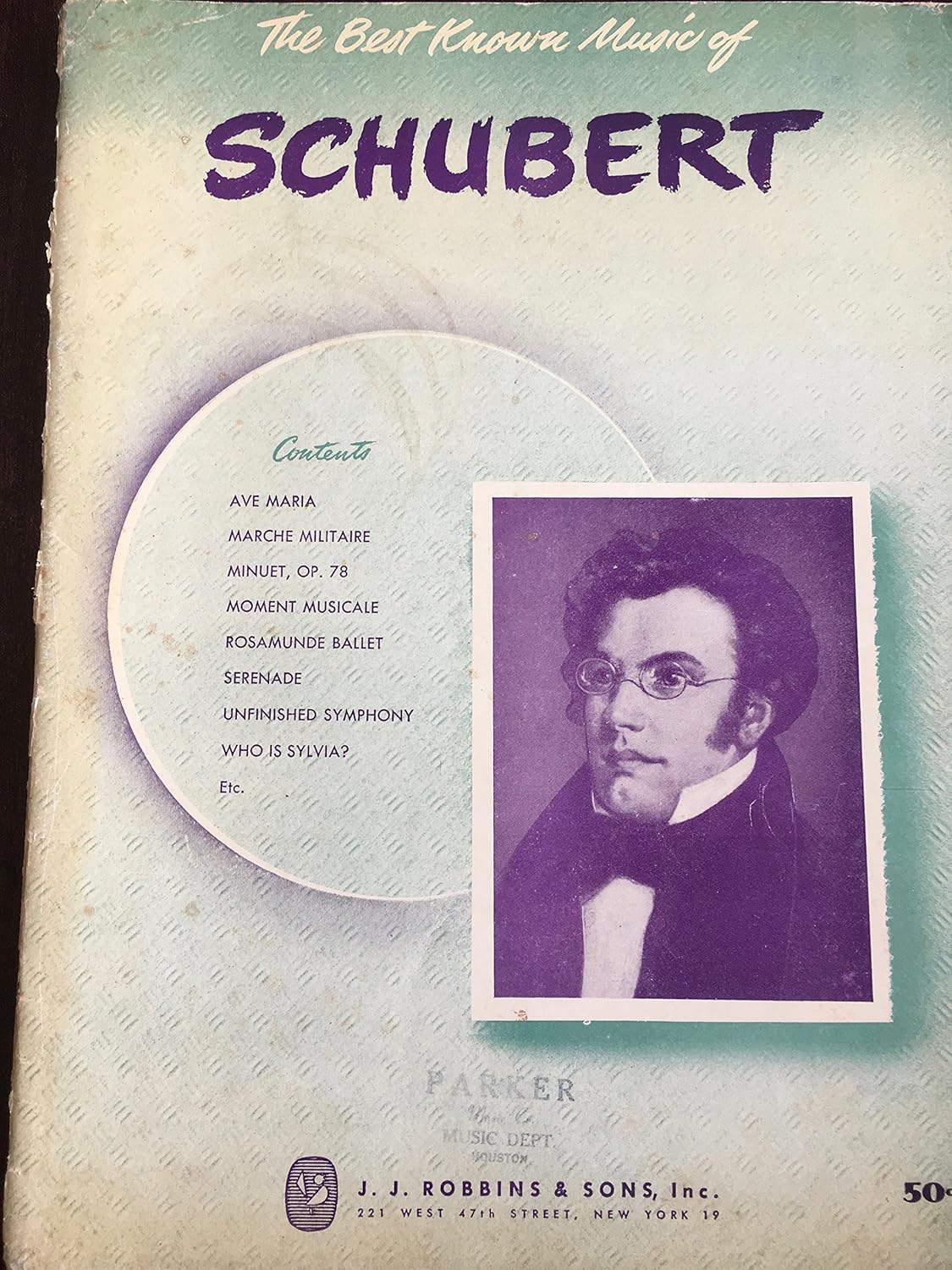 The Best Known Music of Schubert: Franz Schubert: Amazon.com: Books