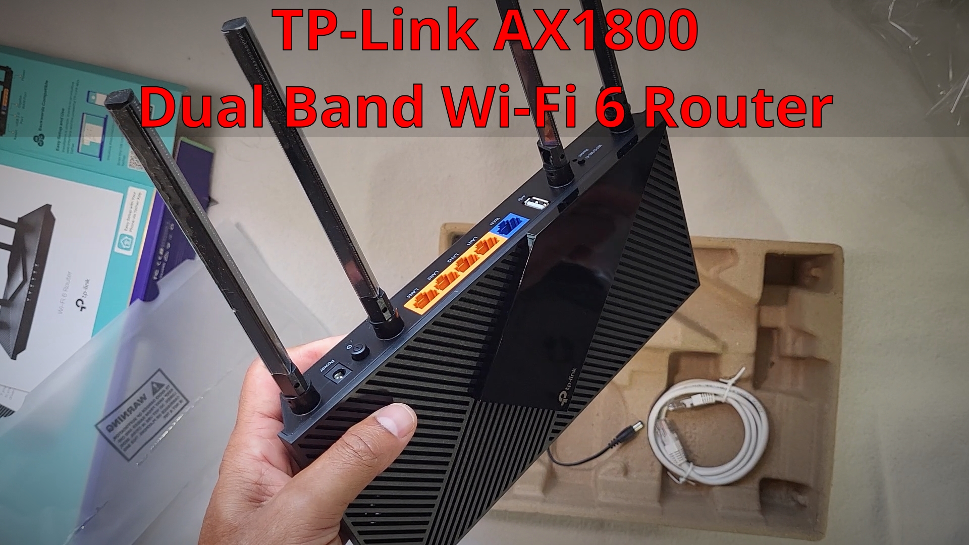 Watch TP-Link AX1800 Dual Band Wi-Fi 6 Archer AX21 Router on Amazon Live