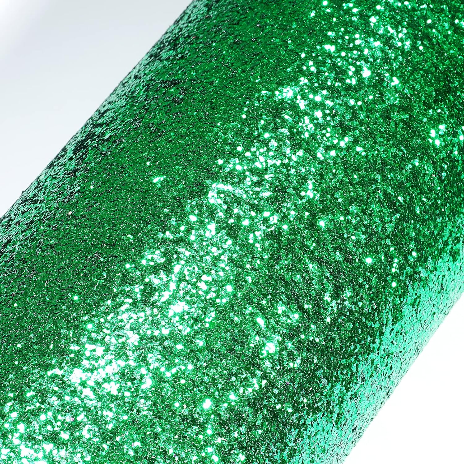 Stickyart Green Peel and Stick Chunky Glitter Wallpaper Roll Self ...