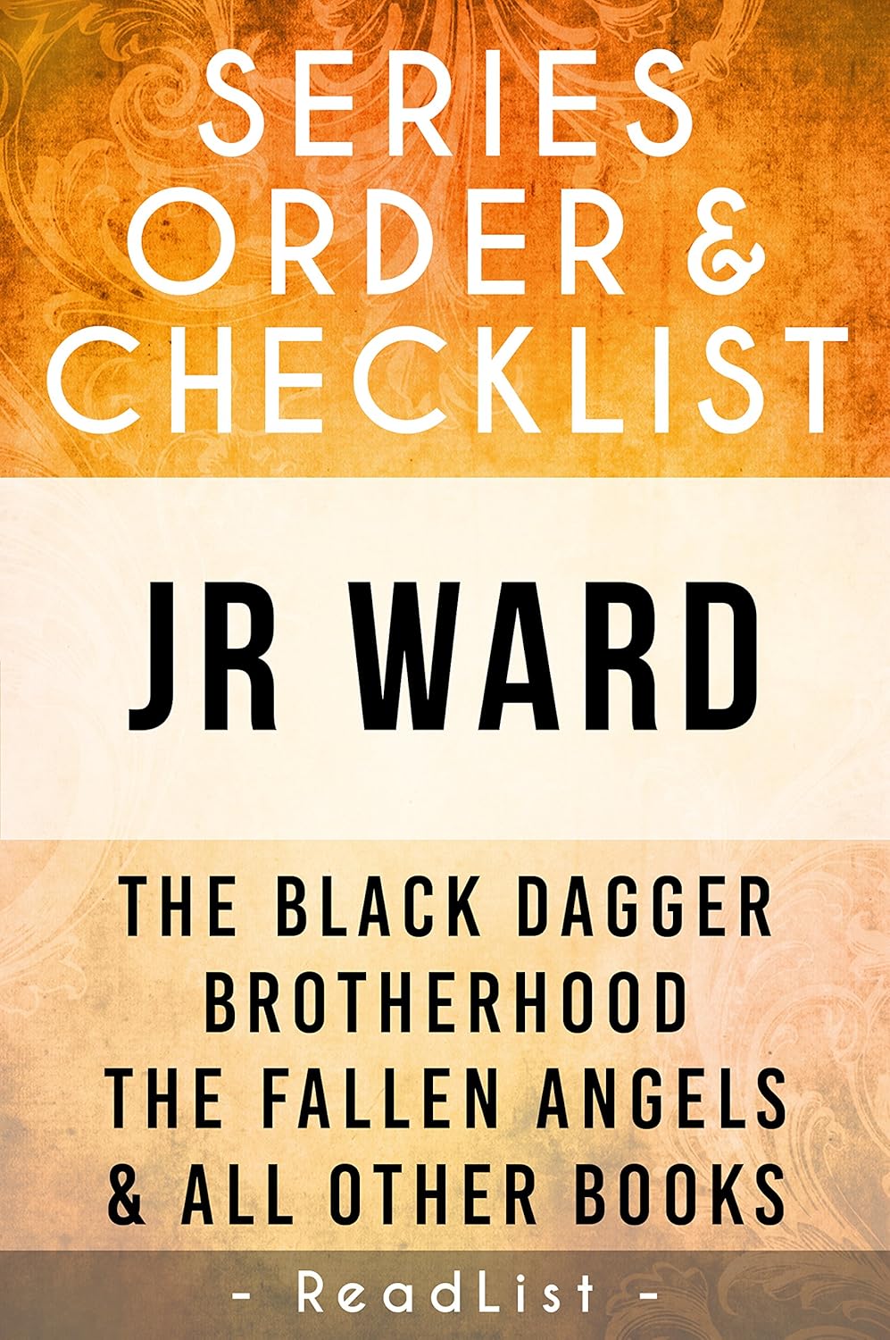 Amazon.com: JR Ward Series Order & Checklist: The Black Dagger ...
