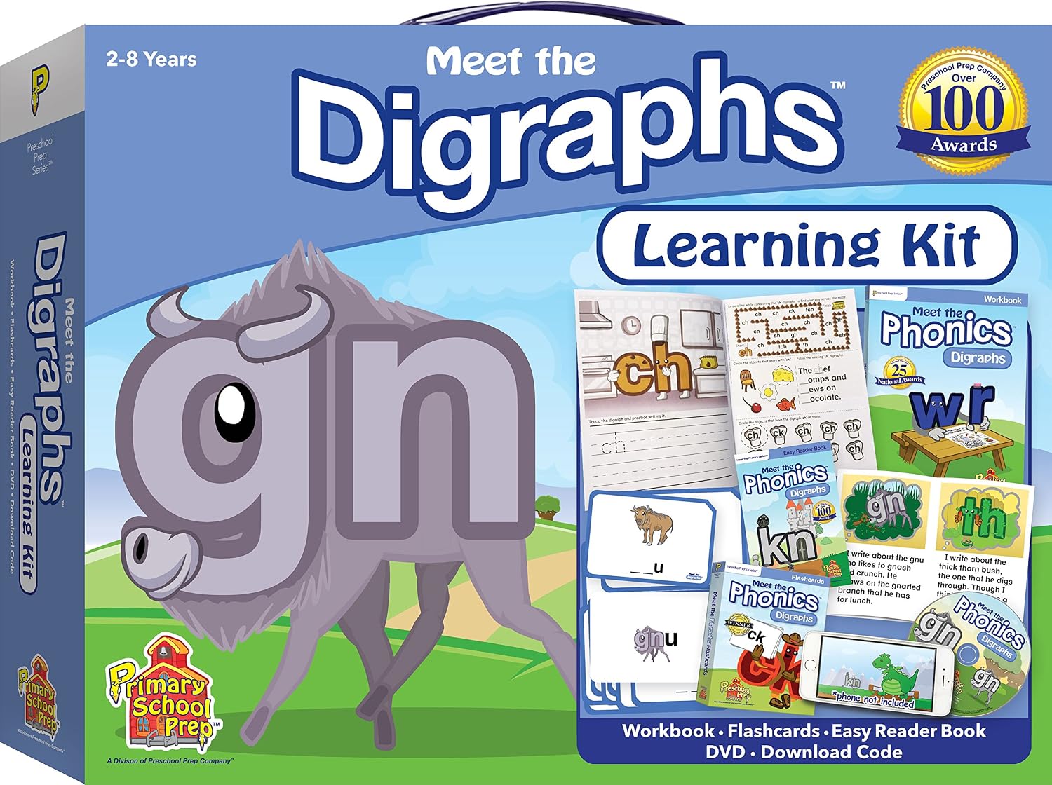 Amazon.com: Meet the Digraphs Learning Kit : Preschool Prep Company ...