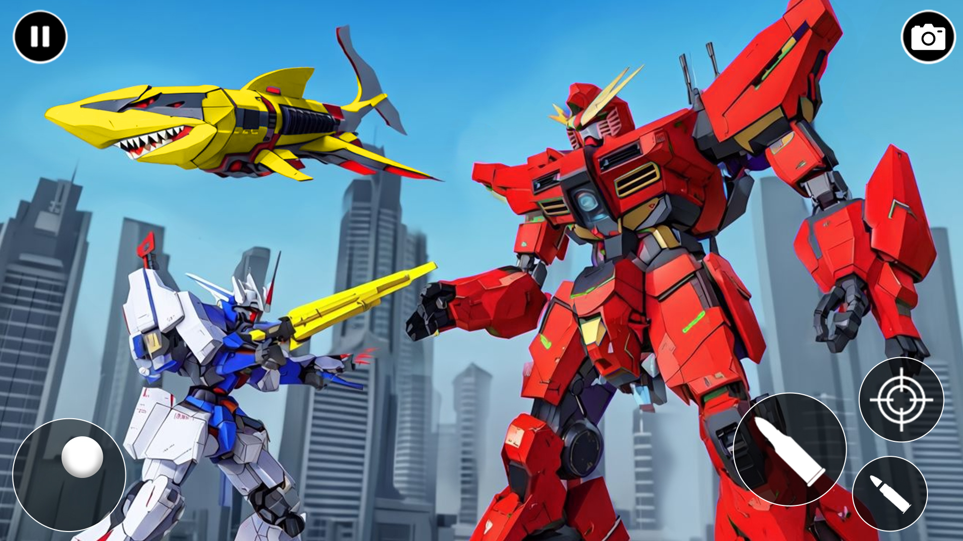 Real Robot Shark Fighting Simulator: Robot Transforming Games - App on ...