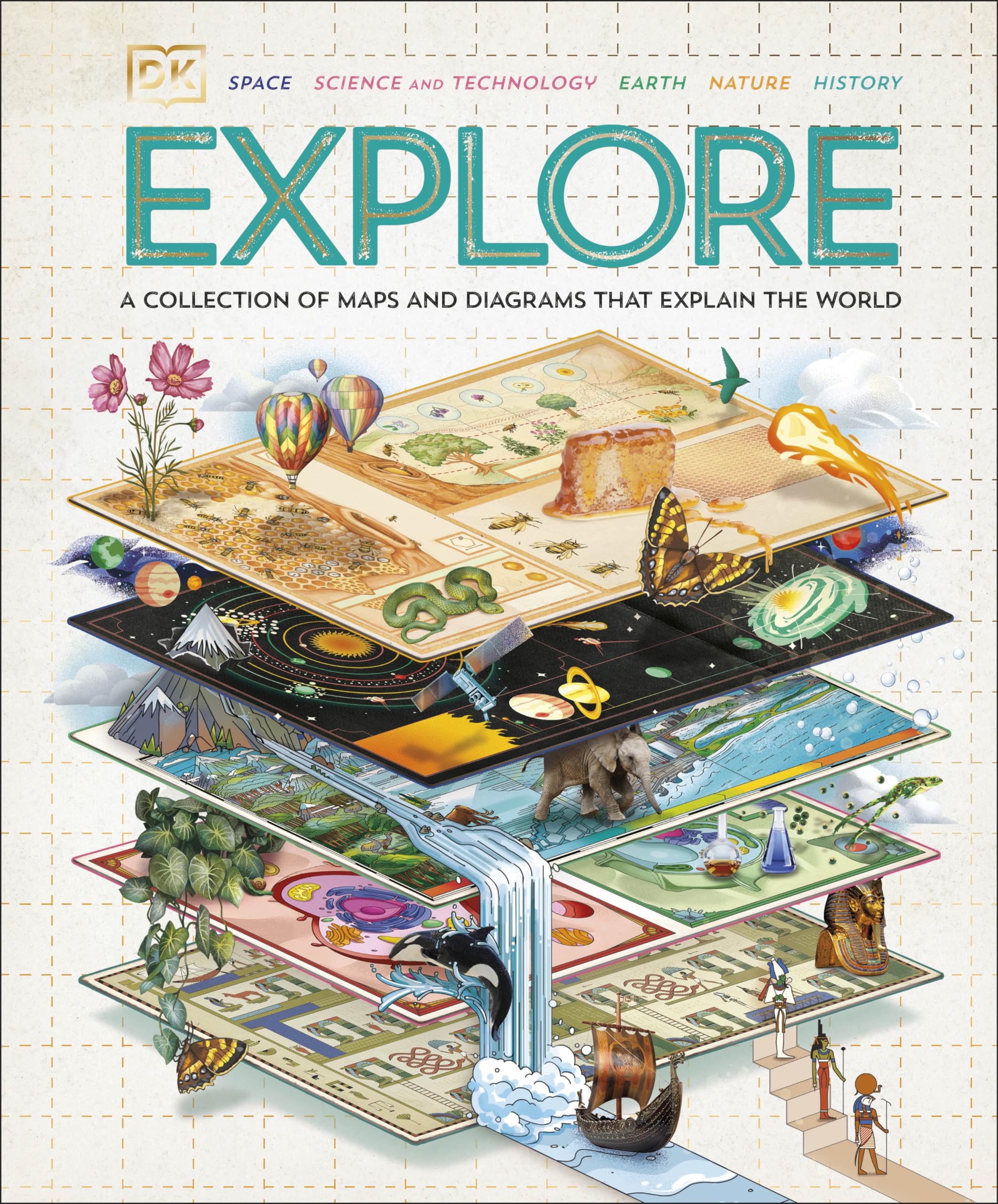 Explore: A Collection of Maps and Diagrams That Explain the World: DK: 9780744098488: Amazon.com ...