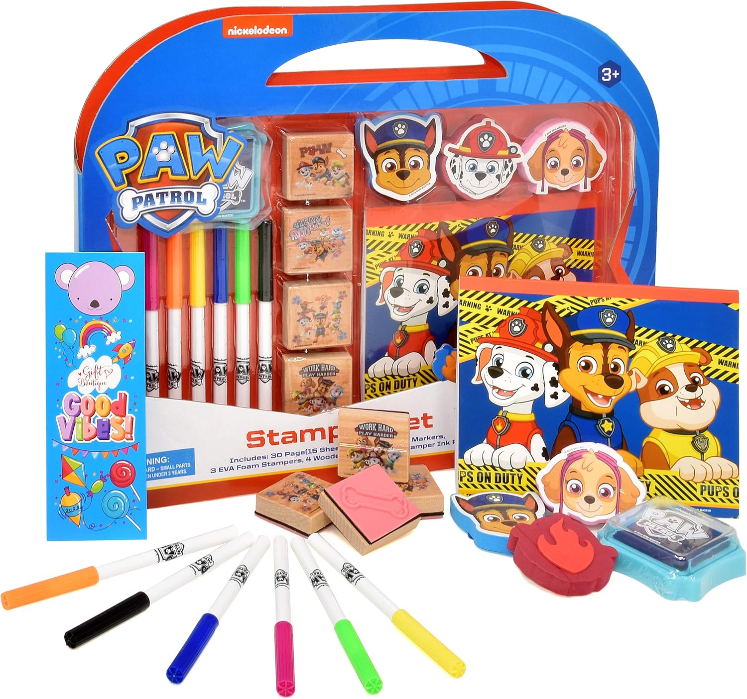 Amazon.com: Gift Boutique Paw Patrol Kids Coloring Stamper and Activity ...
