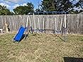 Amazon.com: Sportspower Arcadia Swing Set - Outdoor Heavy-Duty Metal ...