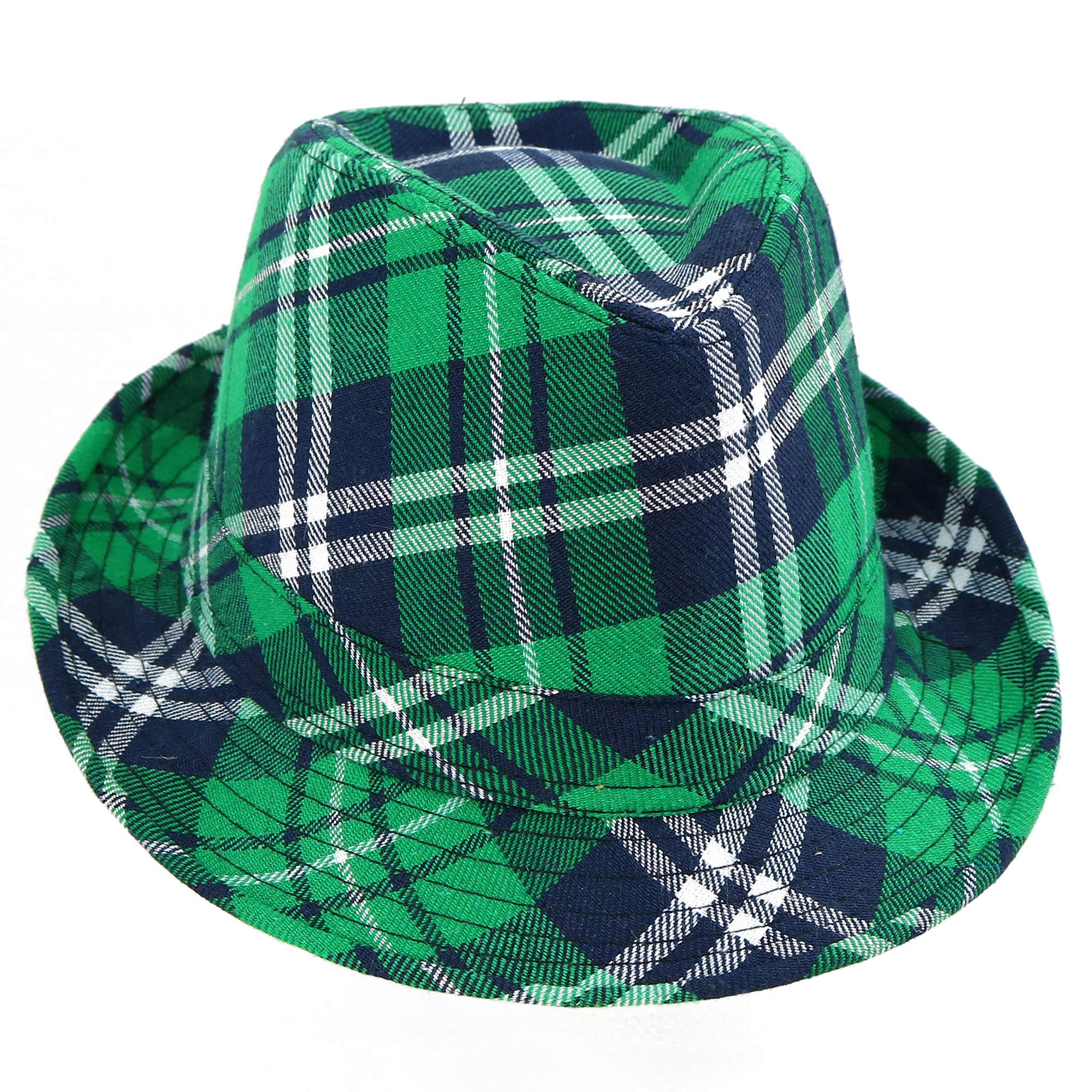 Snapklik.com : Irish Plaid Green Fedora - St Patricks Day Costume ...