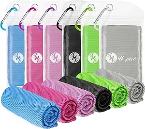 Amazon.com: U-pick Cooling Towel[40"x12"], Breathable Cooling Towels ...