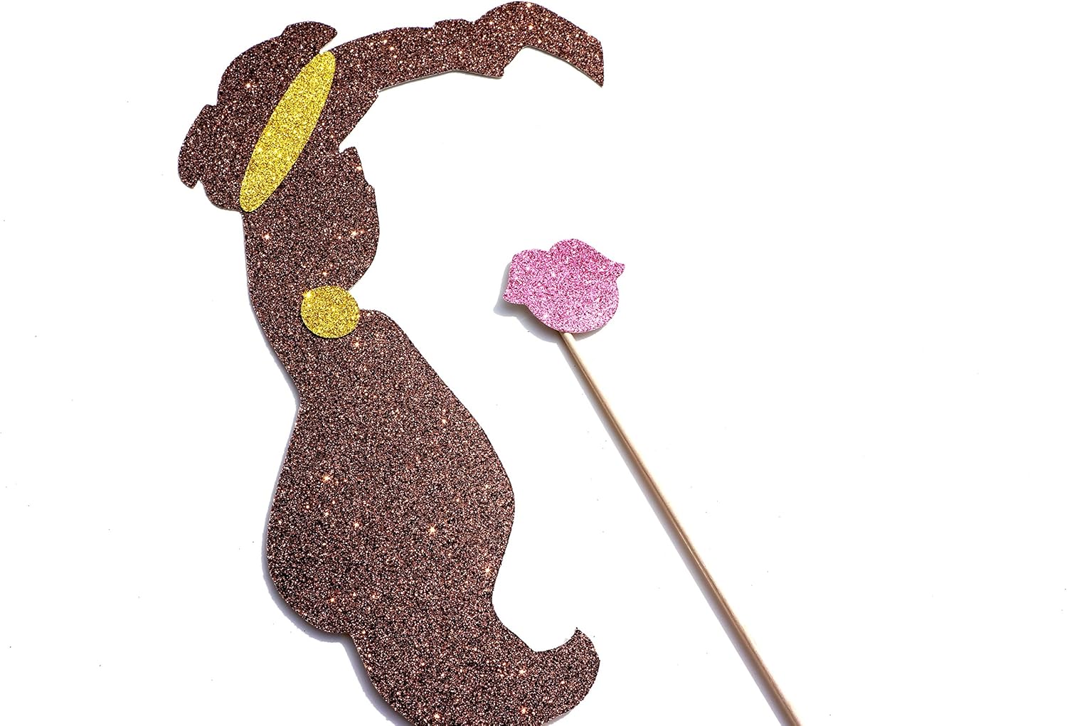 Amazon.com: Disney Princess Props ~ Belle ~ 2 Piece Deluxe Glitter Prop ...