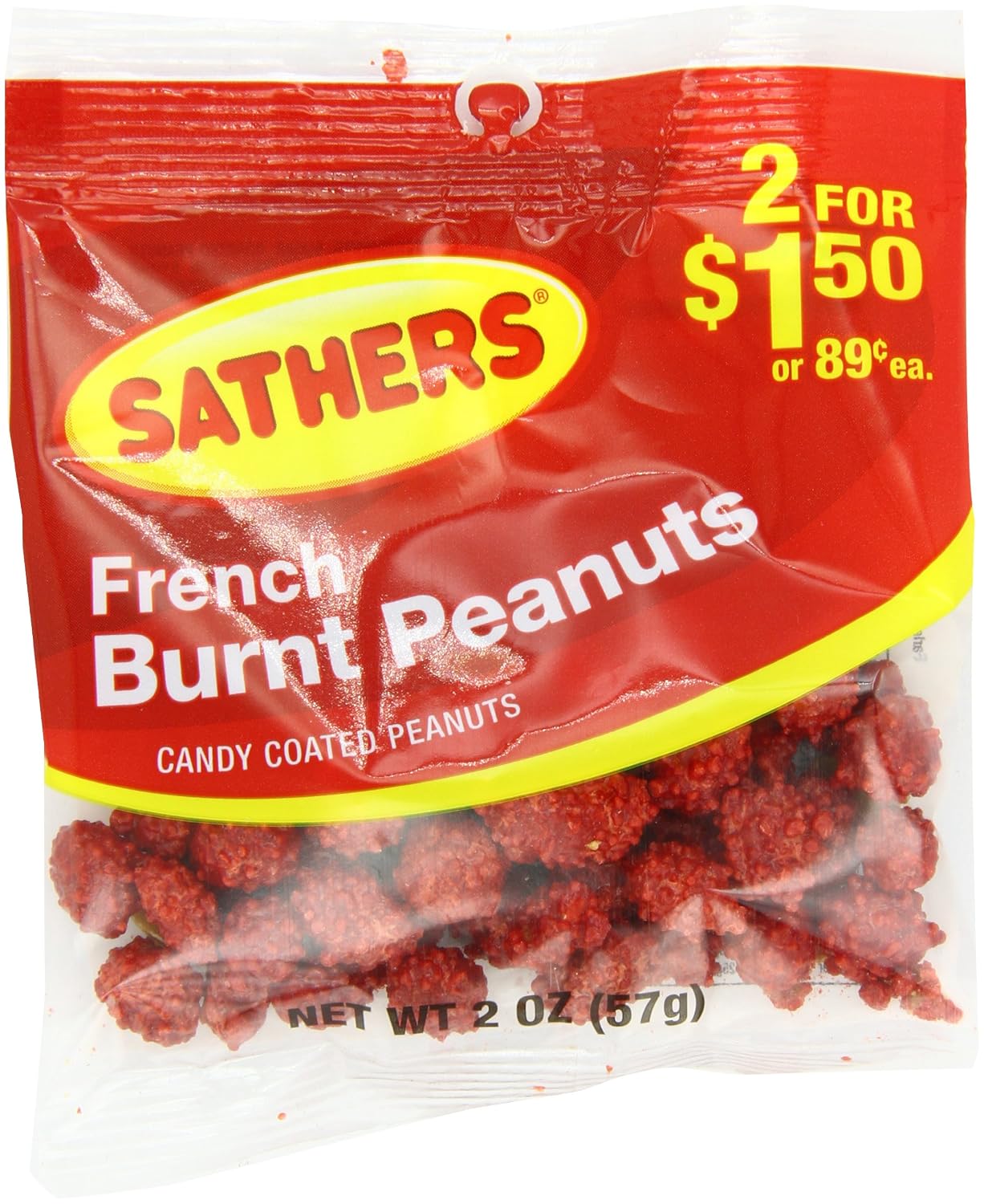 Amazon.com : Farley's & Sathers Candy, Burnt Peanuts, 2 Ounce, Pack of ...