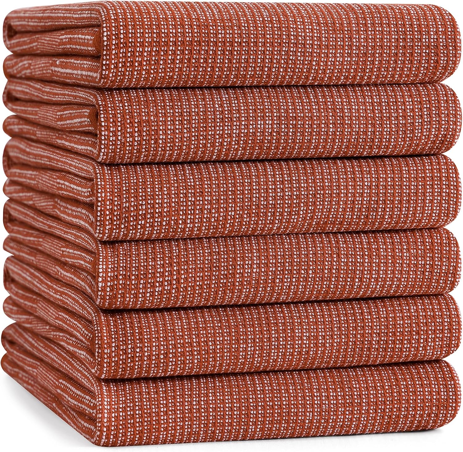 Amazon.com: Mordimy Premium Kitchen Towels 6 Pack (18 x 28 Inches, Rust ...