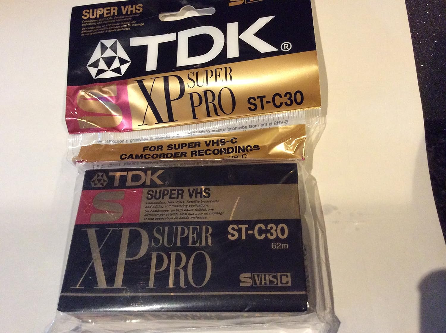 Amazon.com: TDK Super VHS-C Blank Tape ~ ST-C30 (62m) ~ XP Super Pro ...