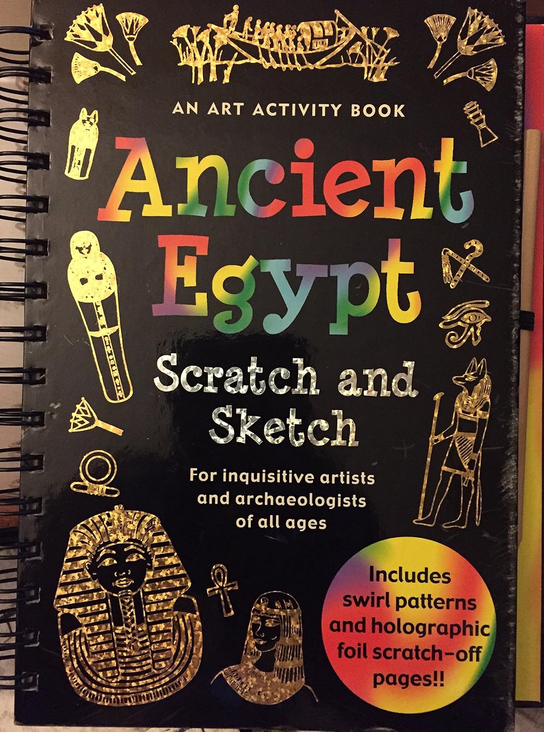 Ancient Egypt Scratch & Sketch: An Art Activity Book for Inquisitive ...