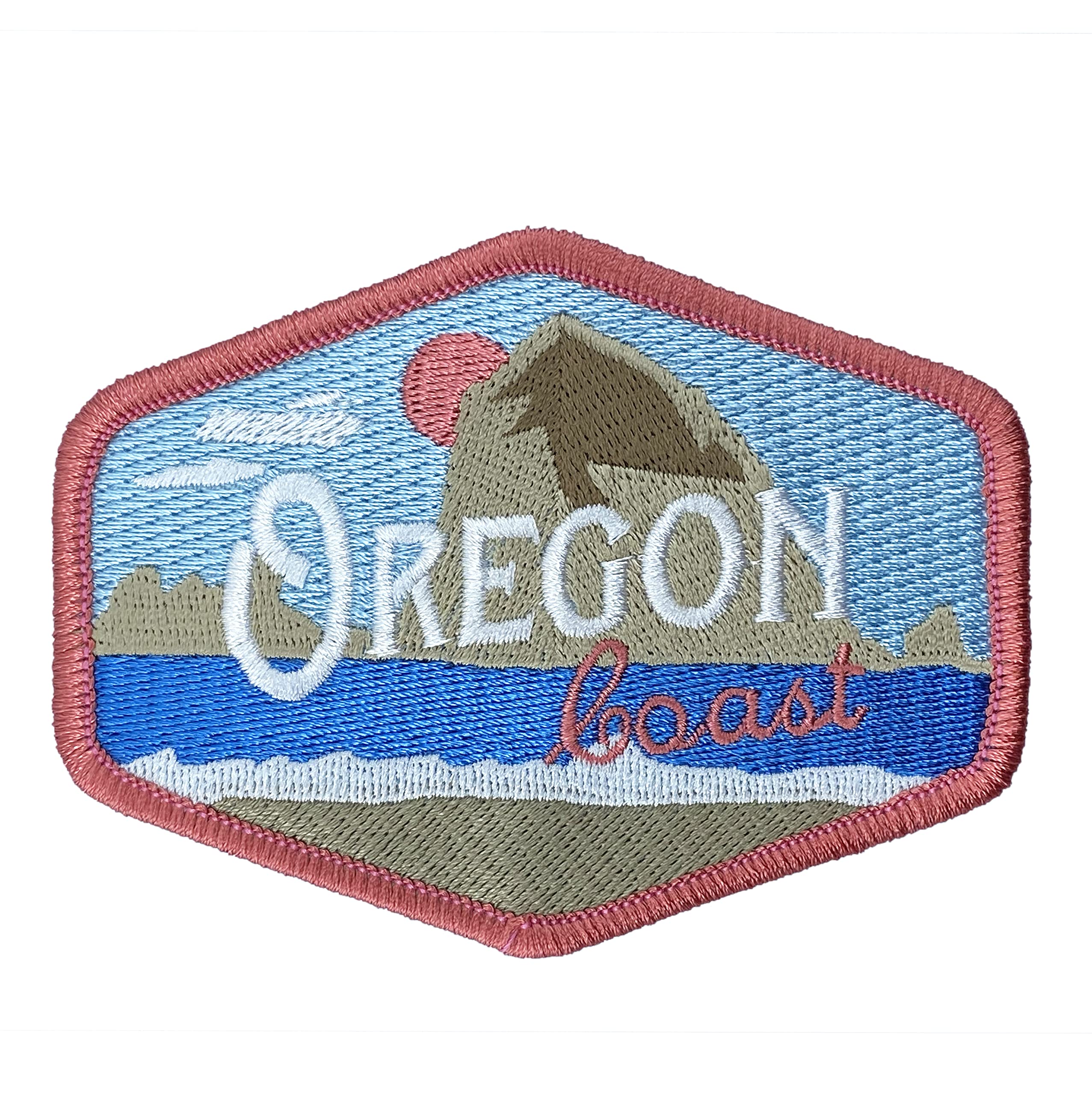 Amazon.com: Oregon Coast Vintage | Iron-on Embroidered Patch