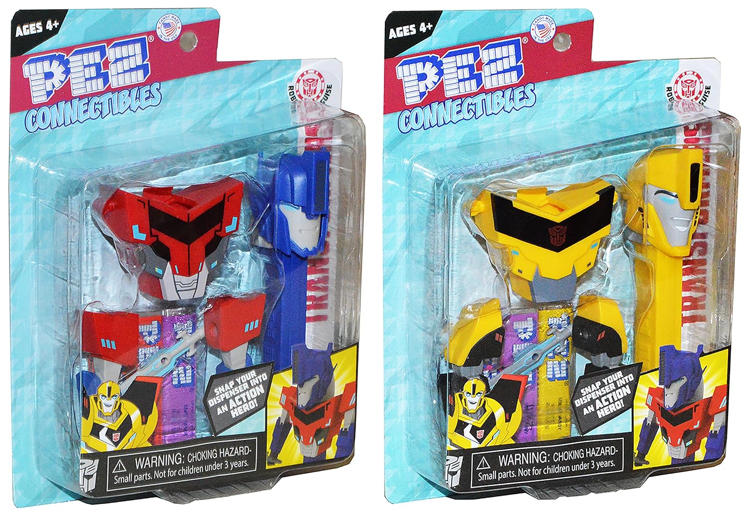 Amazon.com : Pez Transformers Robots In Disguise Connectible Pez ...
