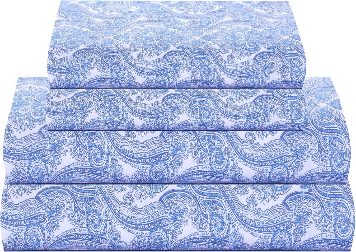 Amazon.com: Feather & Stitch Softest 100% Cotton Sheets, 300 Thread ...
