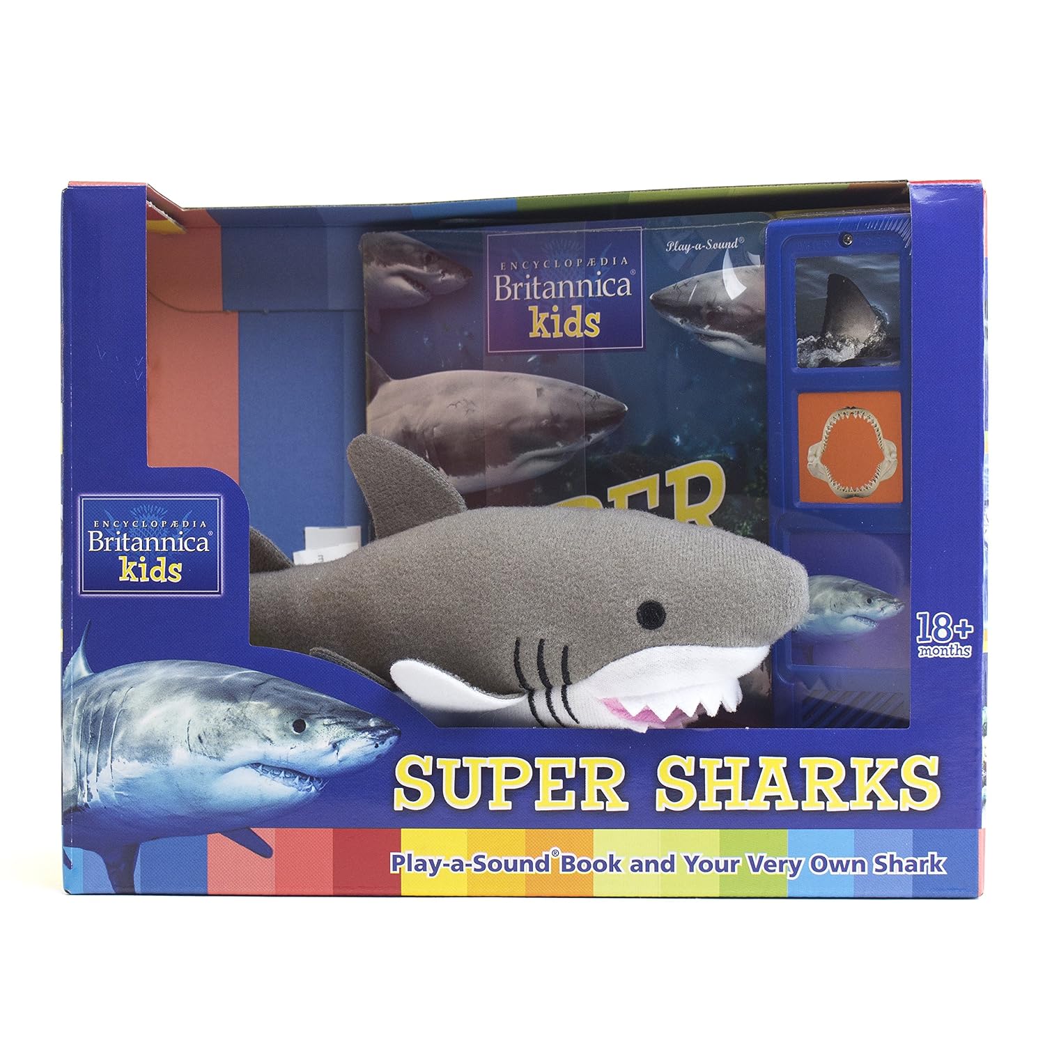 Amazon.com: Encyclopedia Britannica Kids - Shark Sound Book and Shark ...