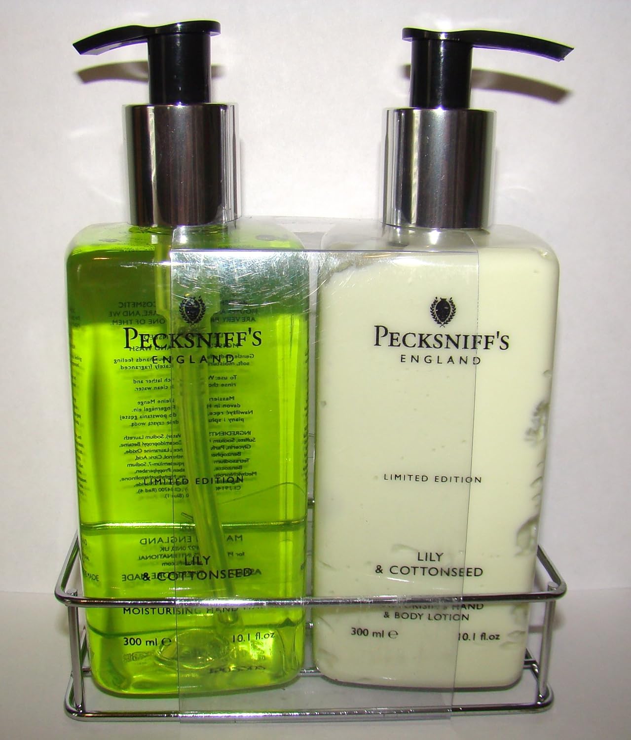 Amazon.com: Pecksniffs Lily & Cottonseed Hand Wash and Body Lotion Set ...
