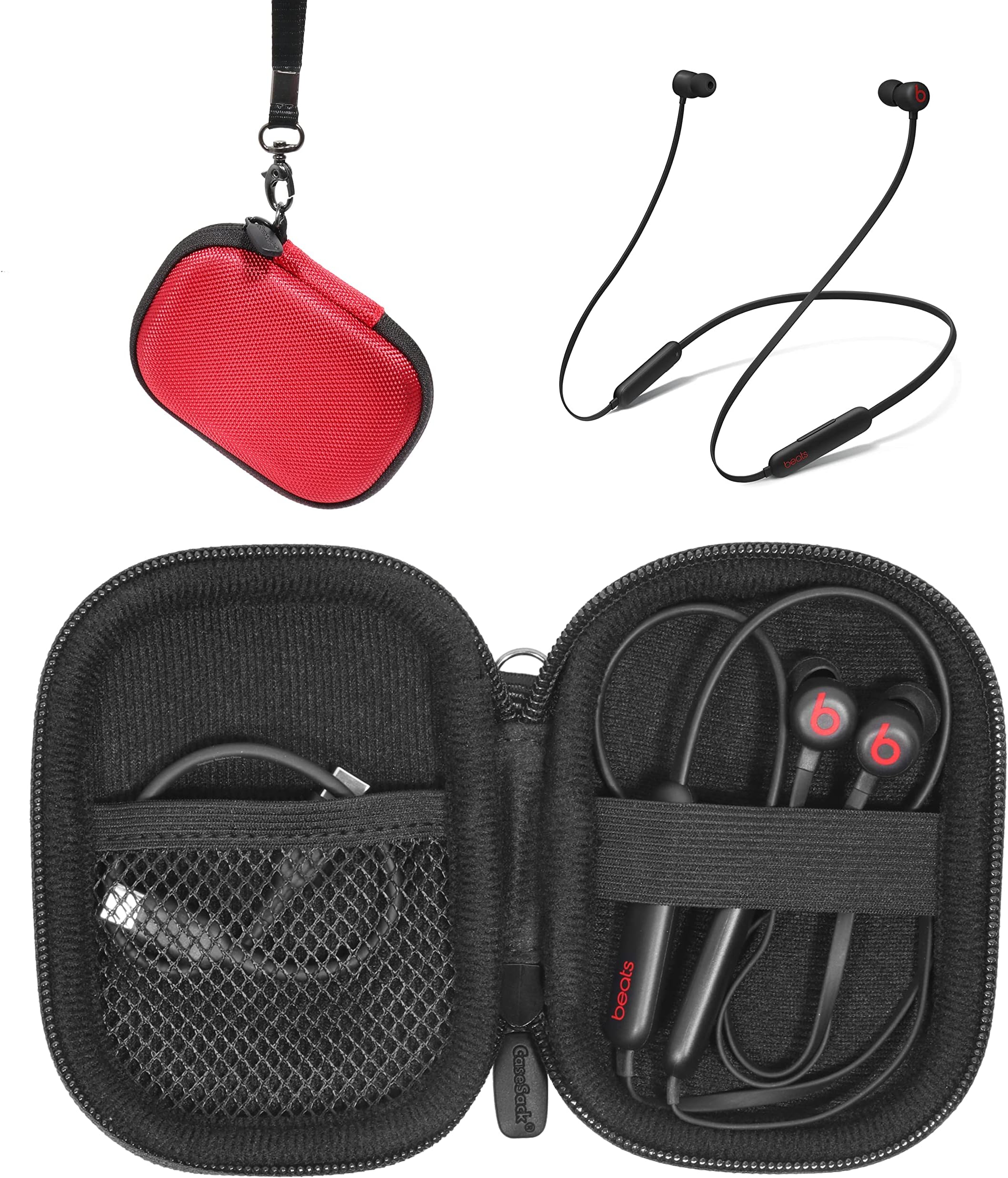 Amazon.com: B-Pouch Earbud/Earphone Case Hard Pouch Compatible with ...