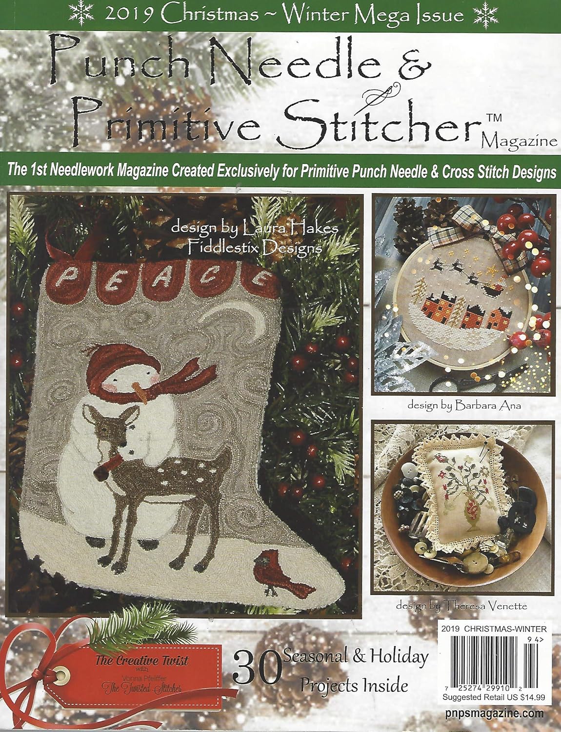 Pinch Needle & Primitive Stitcher Magazine 2019: Amazon.com: Books