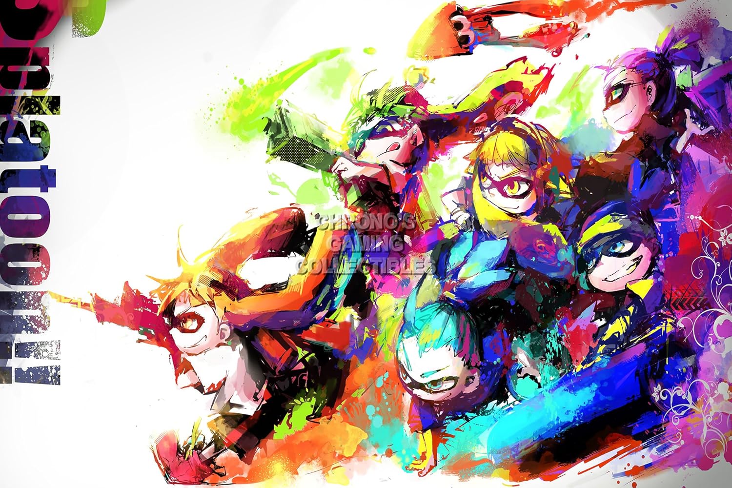Amazon.com: Splatoon CGC Huge Poster GLOSSY FINISH Wii U - SPA010 (24 ...