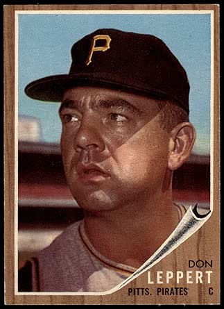 Amazon.com: 1962 Topps # 36 Don Leppert Pittsburgh Pirates (Baseball ...