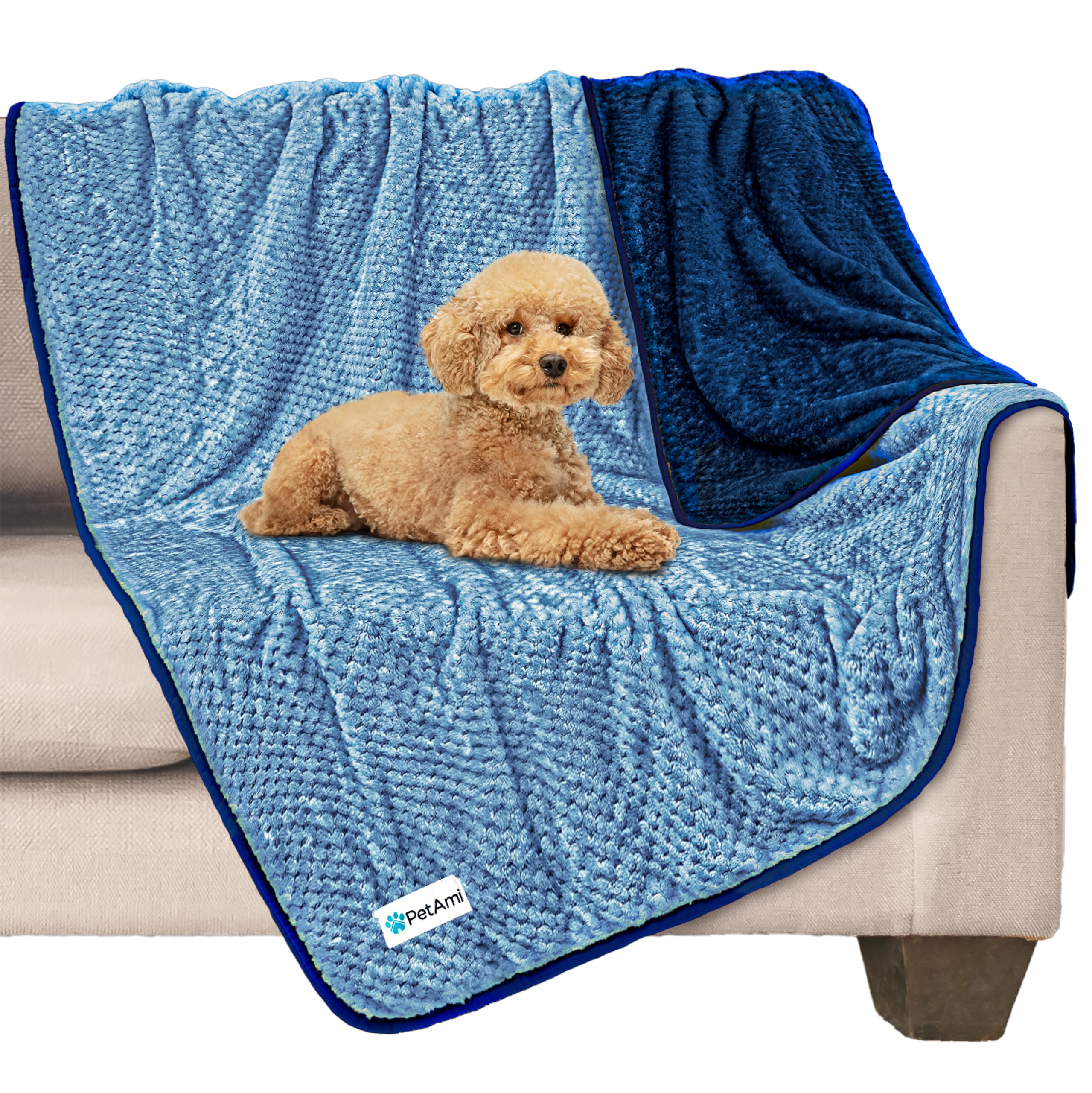 Amazon.com : PetAmi Waterproof Dog Blanket, Leakproof Puppy Blanket for ...