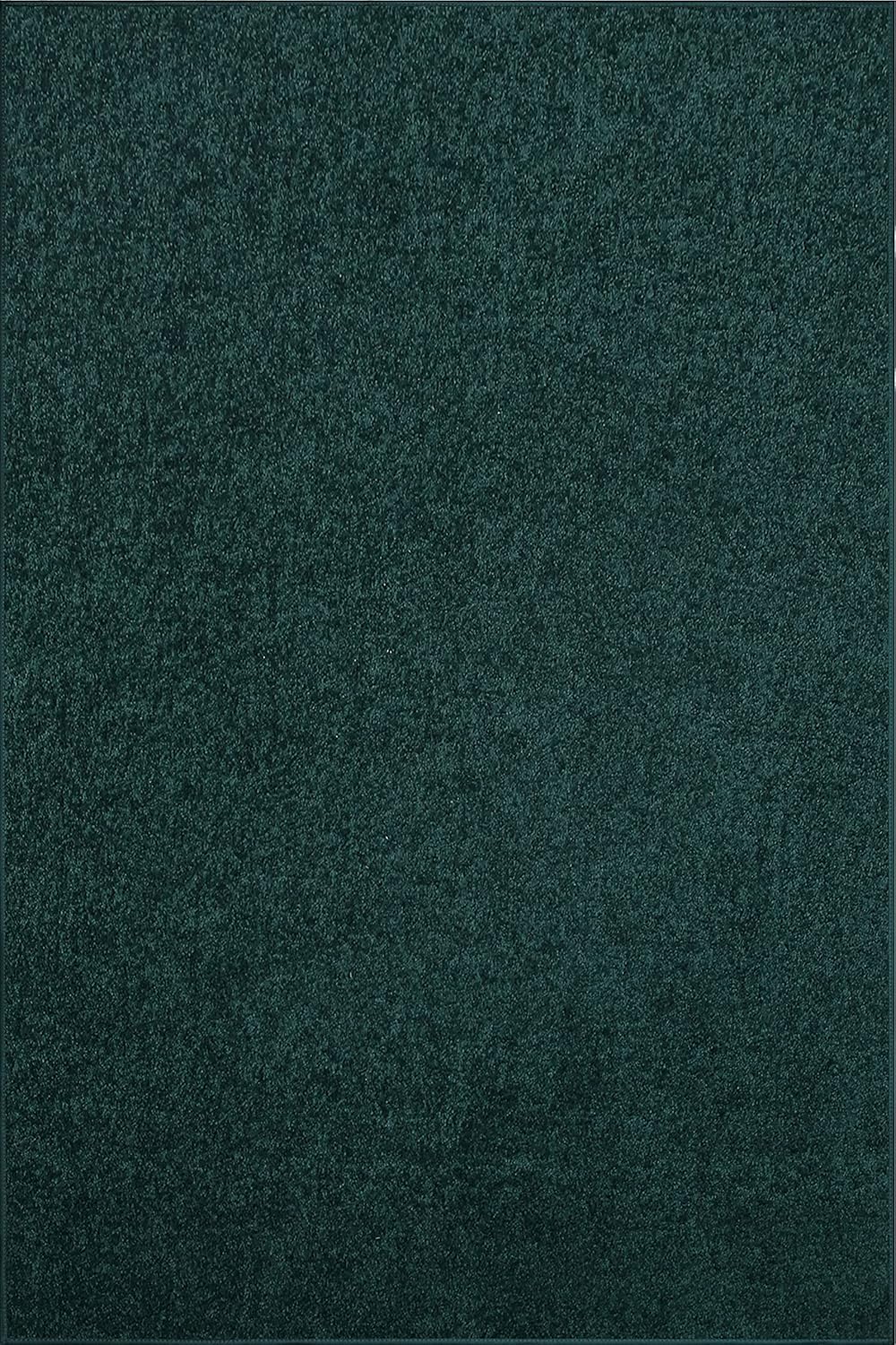 Amazon.com: Home Queen Solid Color Custom Size Runner Area Rug Forest ...