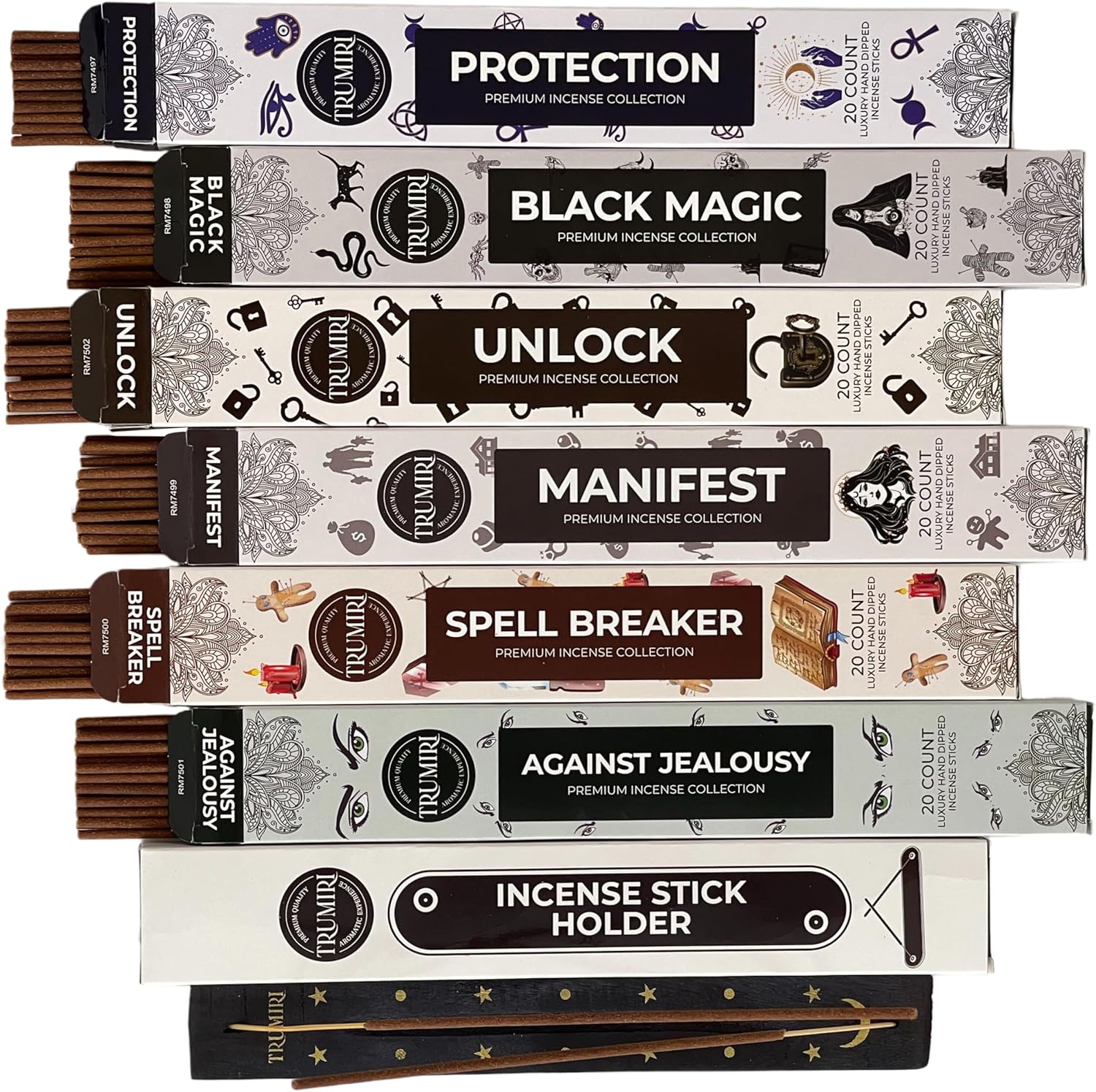 Amazon.com: Witchcraft Incense Sticks - Total 120 Insence-Sticks (20 ...