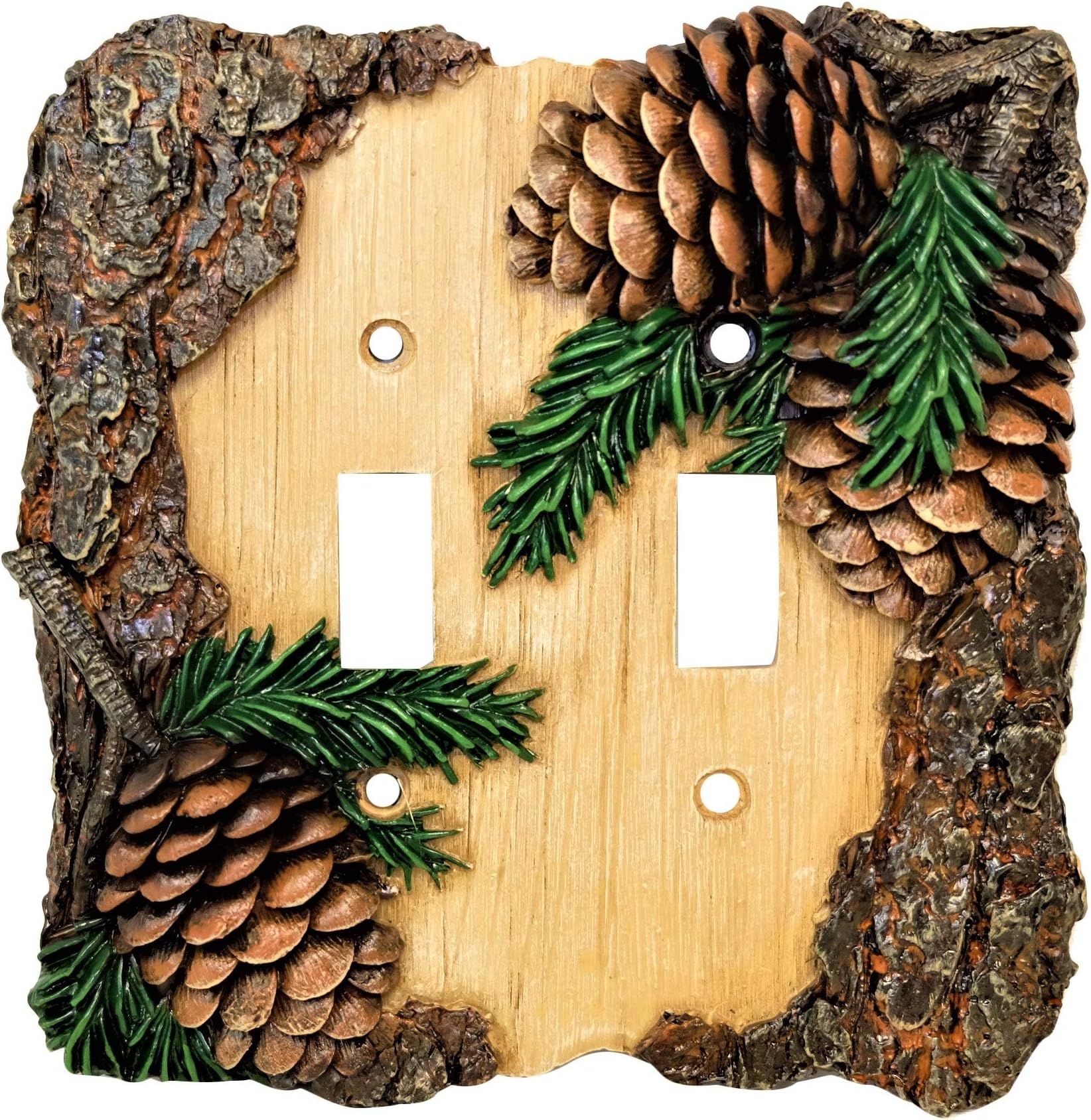 BestGiftEver Black Bear on Log Single Toggle Switch Cover Wall Plates ...