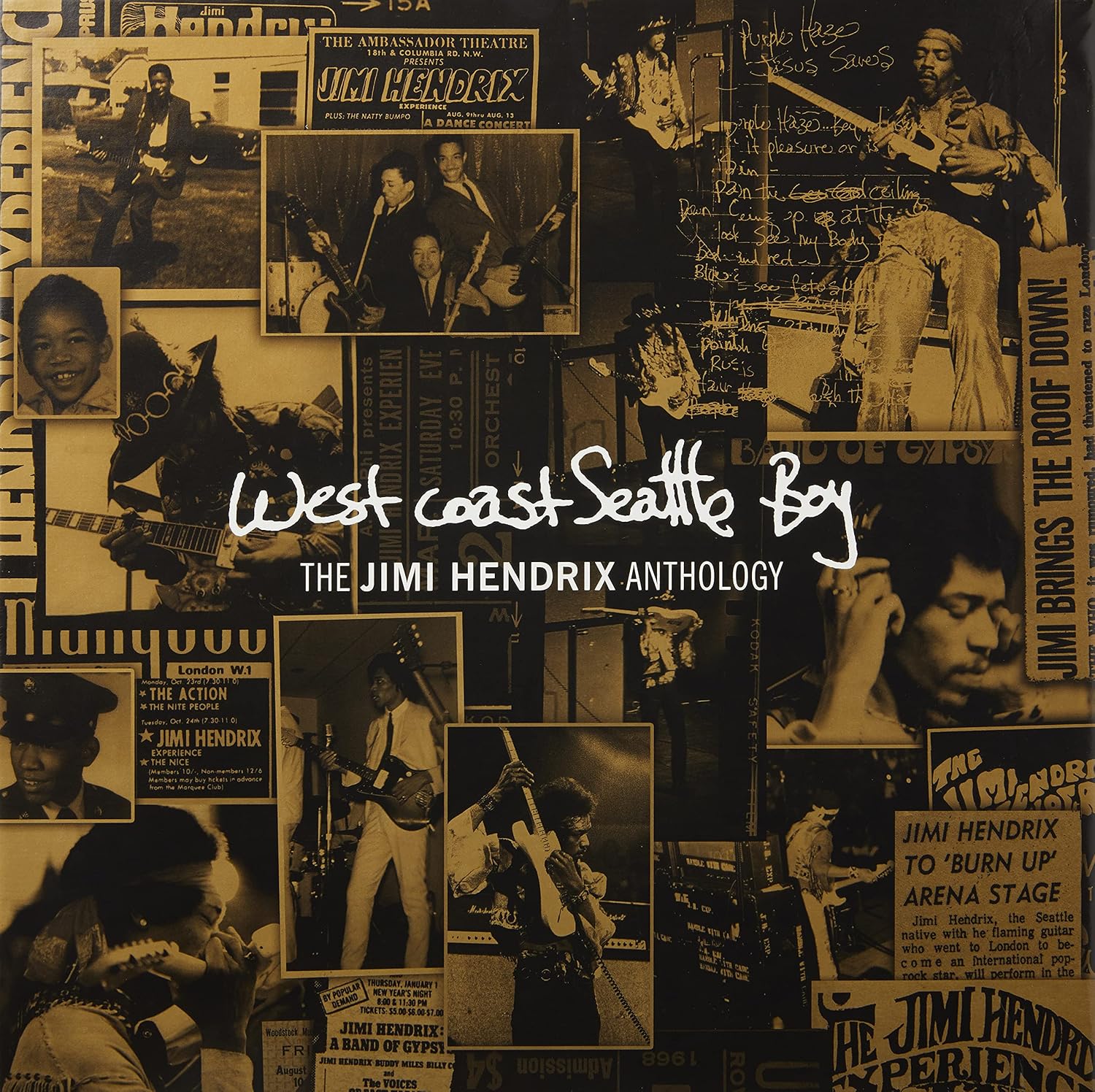 Jimi Hendrix - West Coast Seattle Boy: The Jimi Hendrix Anthology ...