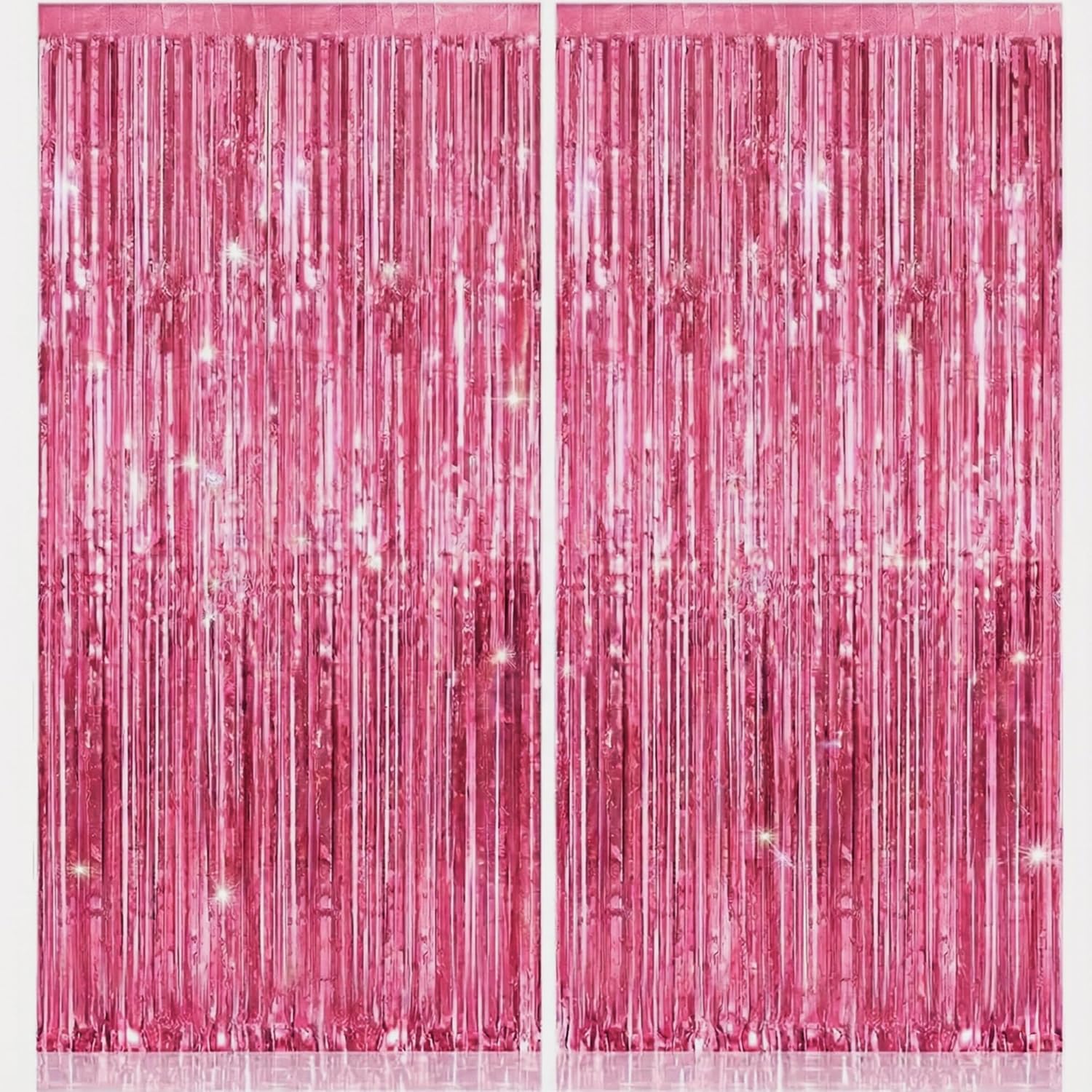 Amazon.com : KatchOn, Pink Fringe Backdrop - Large, Pack of 2 | Pink ...
