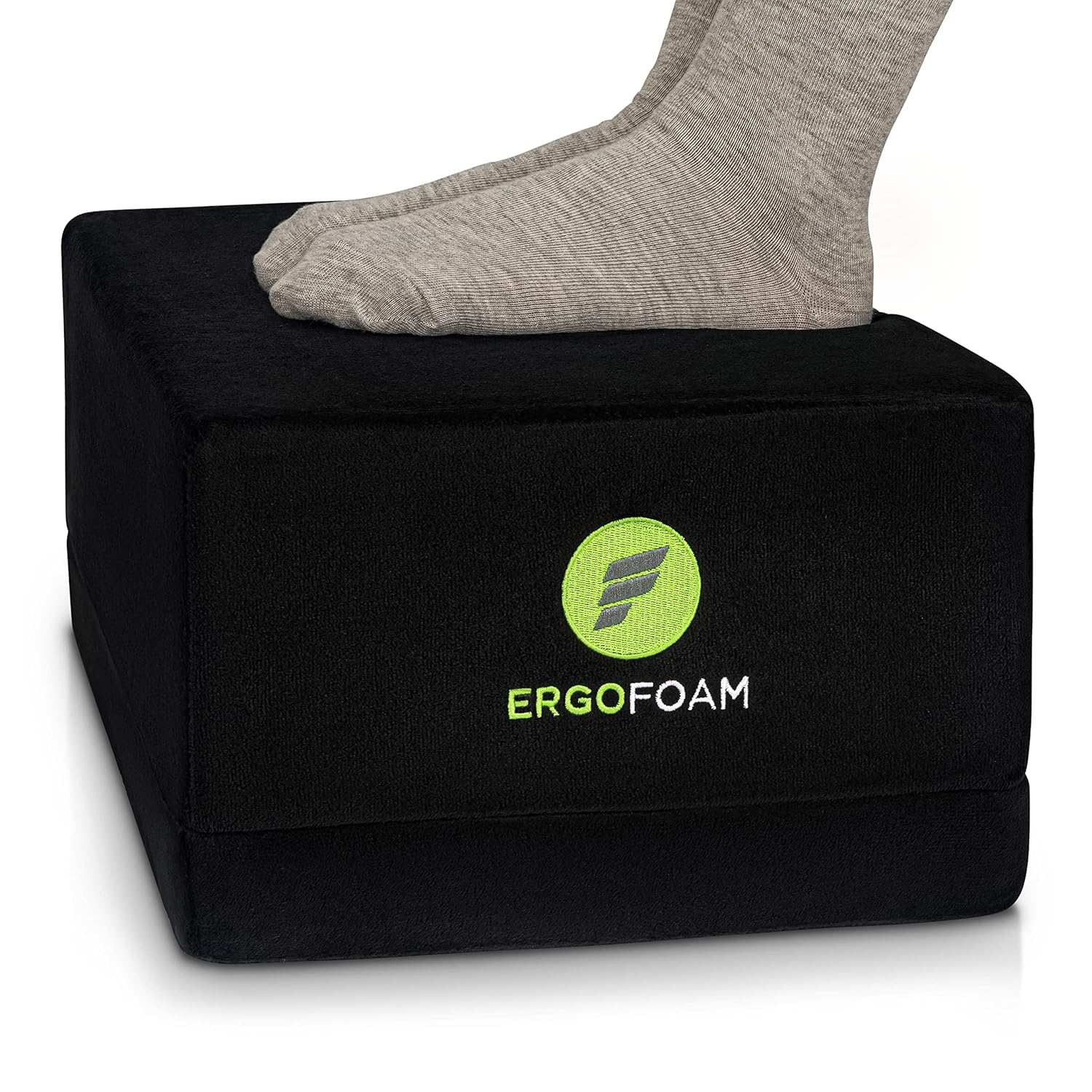 ErgoFoam XL Foot Rest for Under Desk at Work for Stools & High Chairs ...
