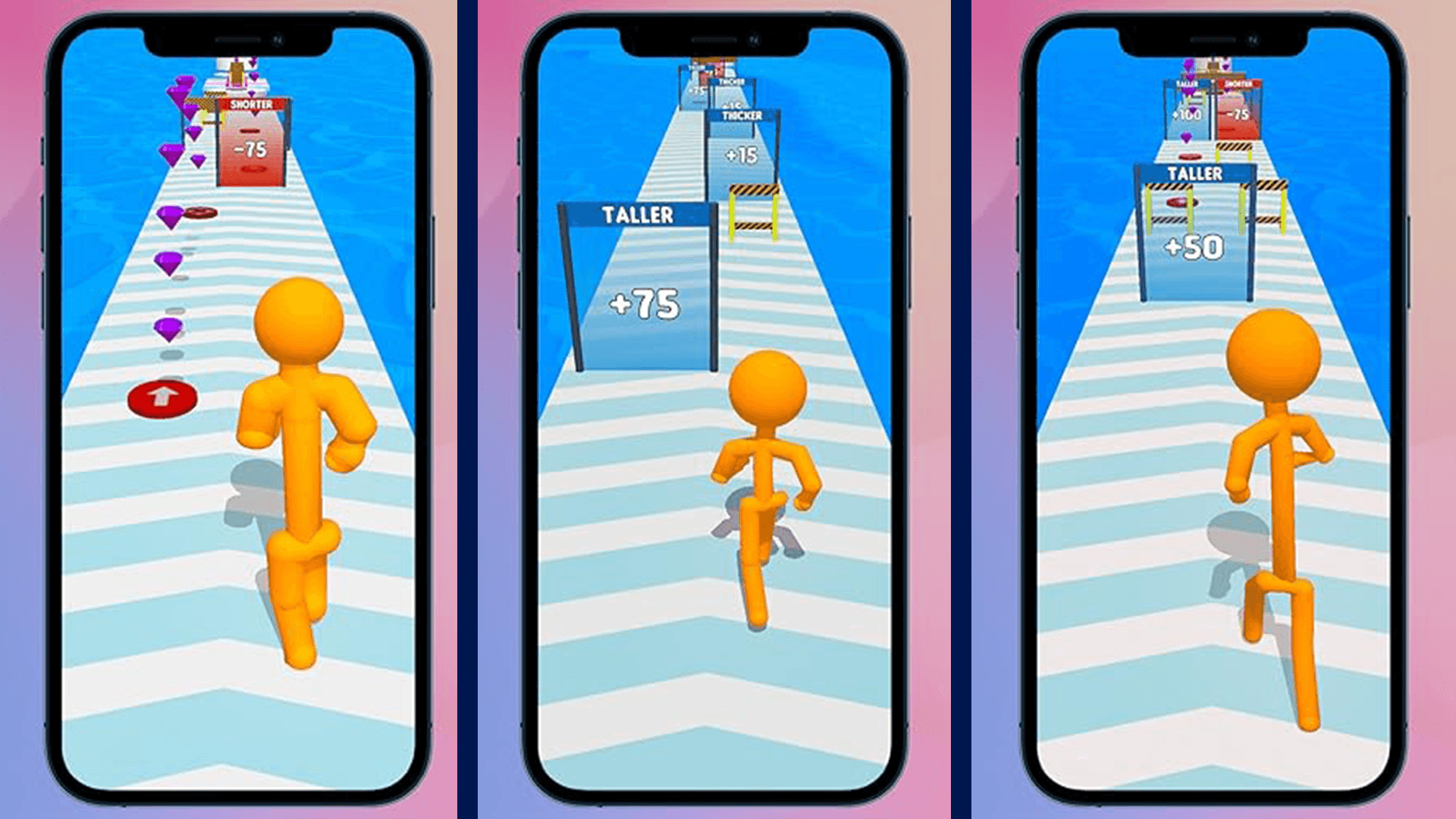 Tall Man Rush 3D Growth Race Challenge: Stickman Run Taller Blob Runner ...