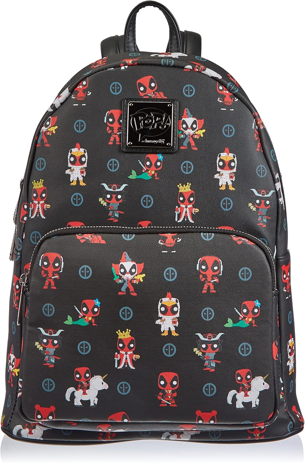 Amazon.com: Loungefly POP Marvel Deadpool 30th Anniversay All Over ...