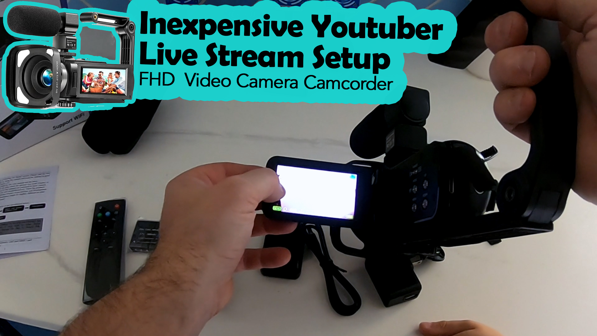 Watch Great Inexpensive Youtuber Live Stream Camera Setup on Amazon Live