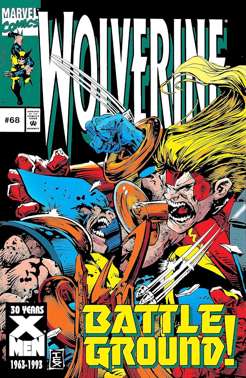 Amazon.com: Wolverine (1988-2003) #68 eBook : Hama, Larry, Texeira ...