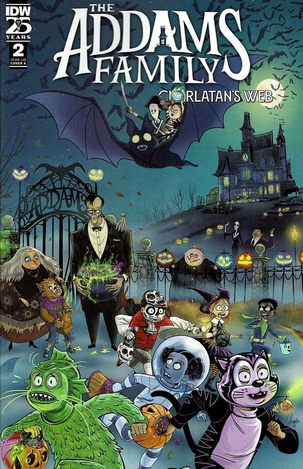 Amazon.com: Addams Family, The: Charlatan's Web #2A VF/NM ; IDW comic ...