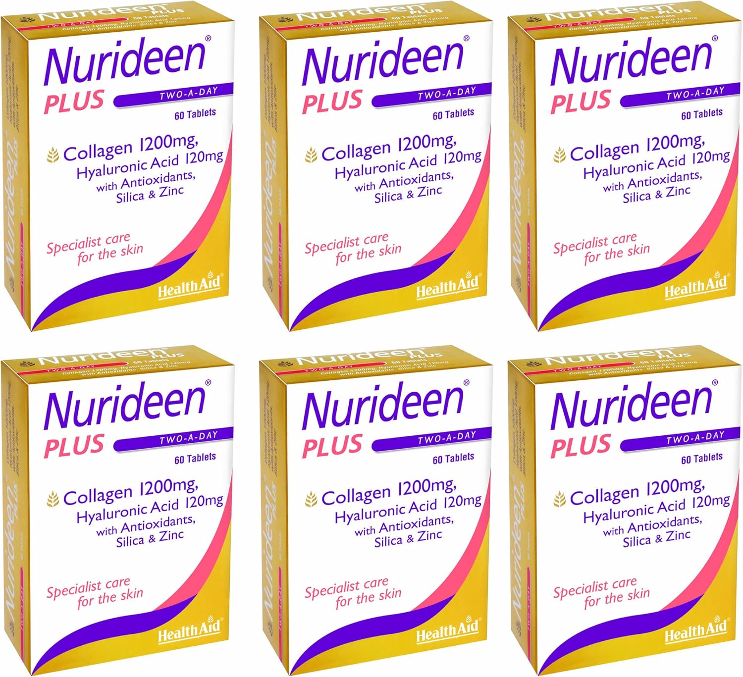 HealthAid Nurideen Plus Pack of 6 x 60 Tablets (360 Tablets) – BigaMart