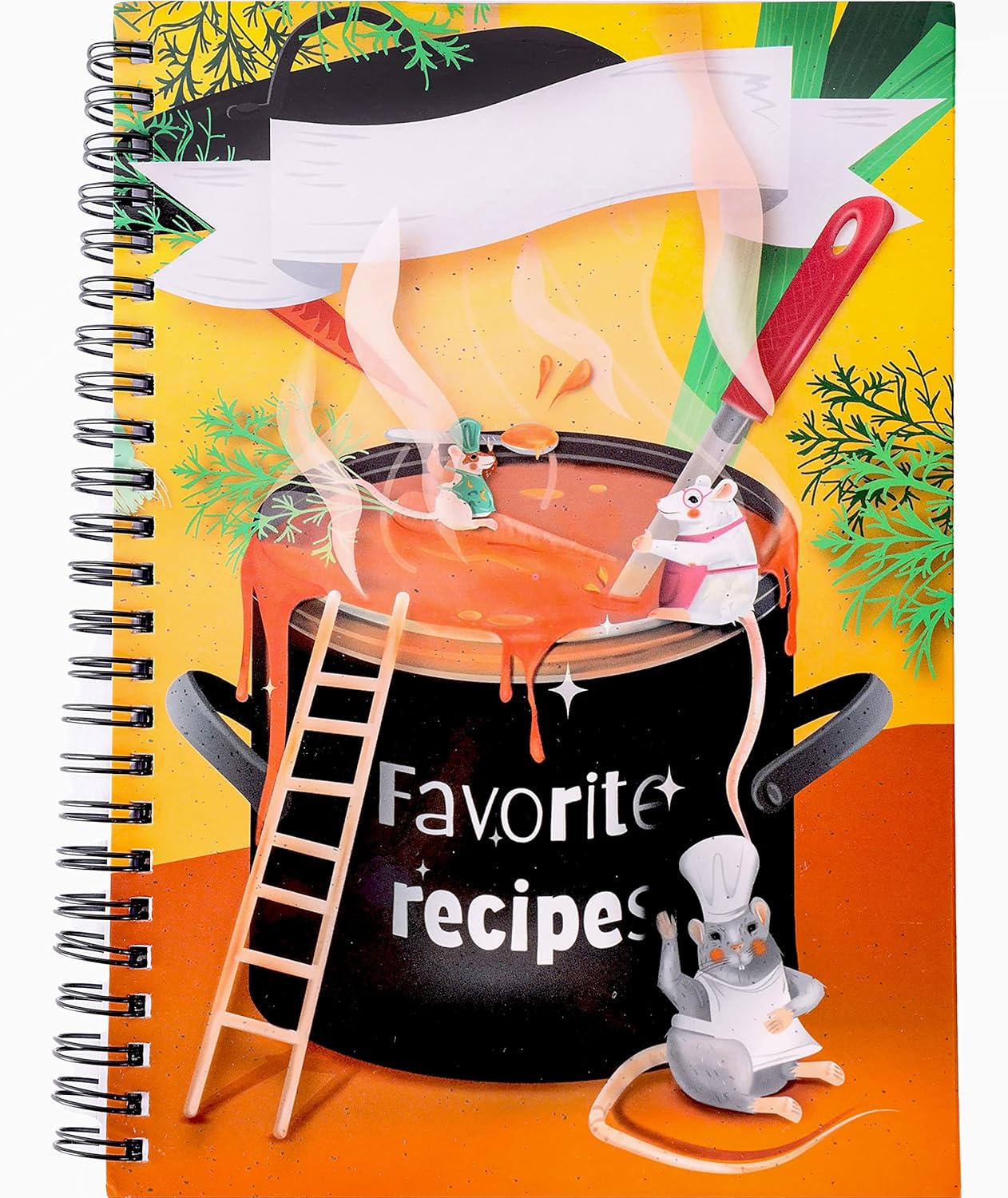 Amazon.com: Creative Kids Cooking Journal with Stickers – Blank Recipe ...