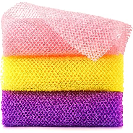 Amazon.com: 6 Pieces African Net African Body Exfoliating Net African ...