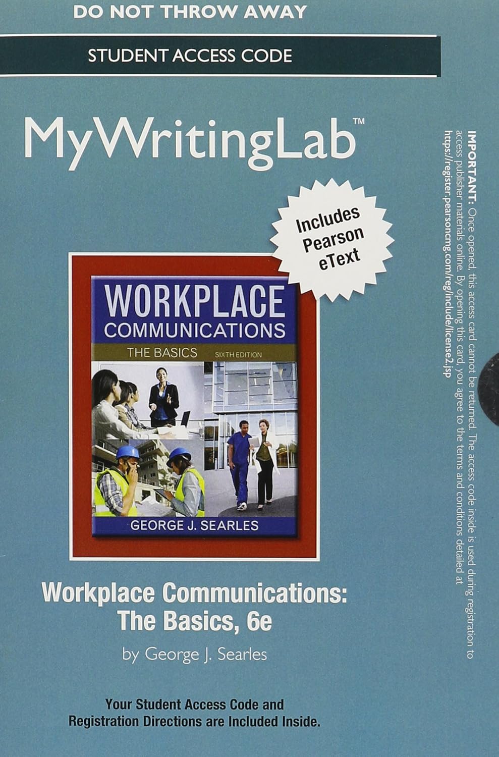 Buy Workplace Communications, Mywritinglab With Pearson Etext Access ...