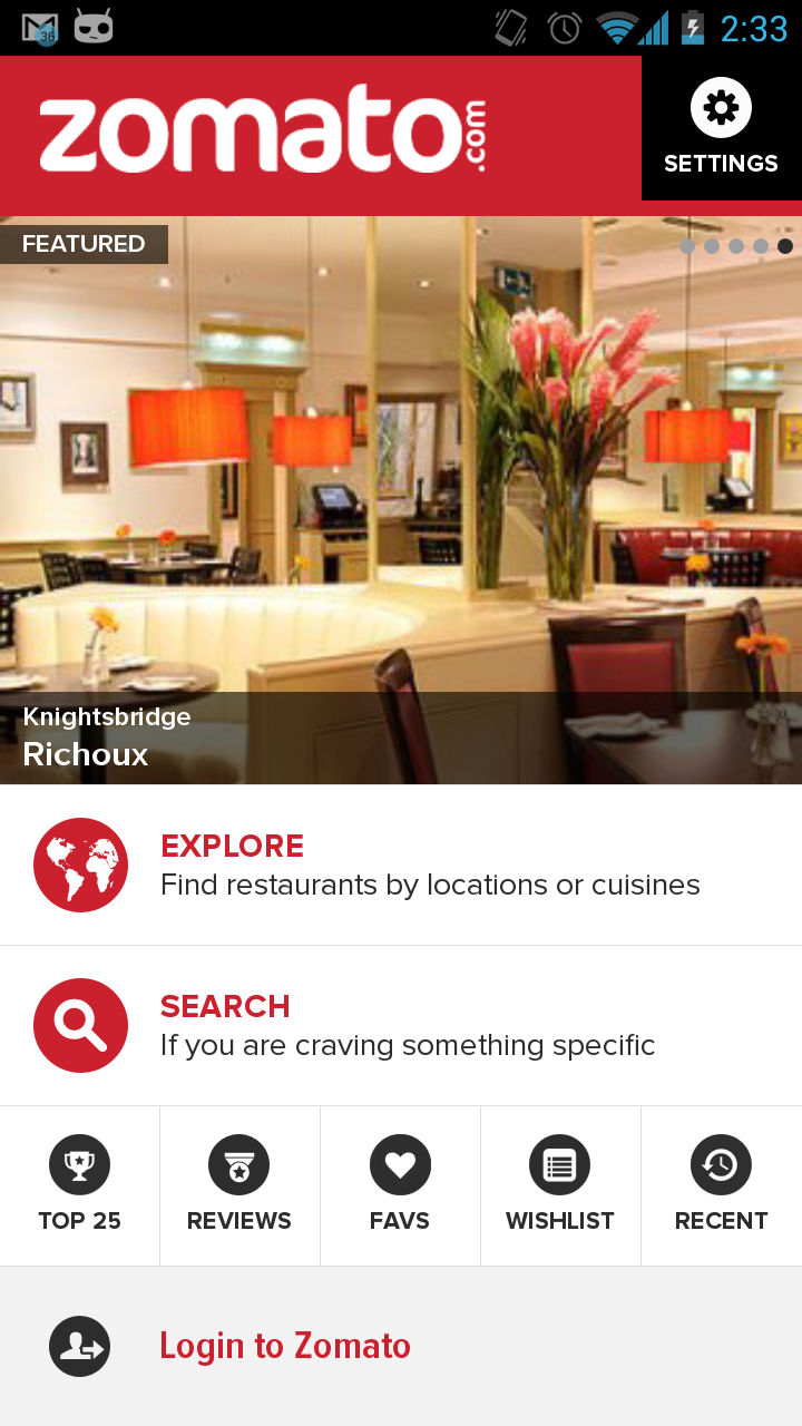 Zomato (Kindle Tablet Edition) - App on Amazon Appstore