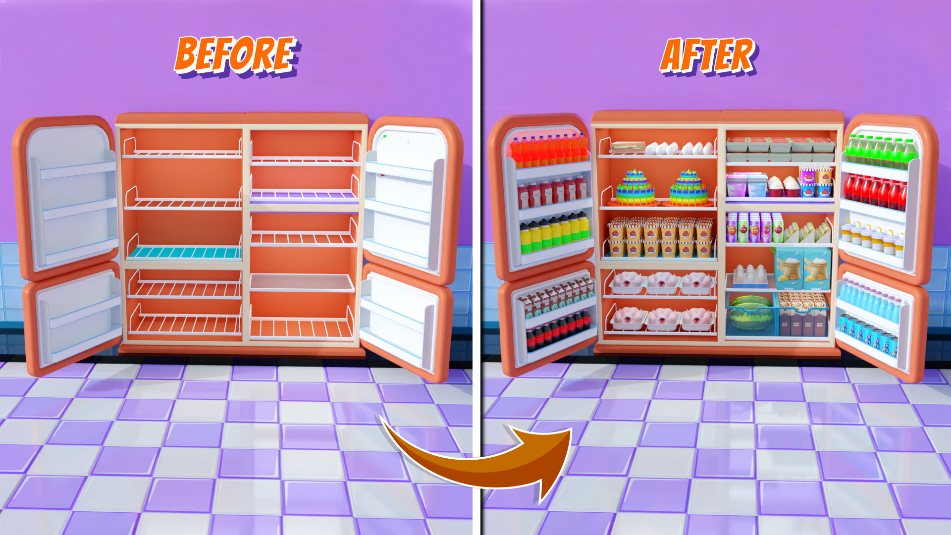 Fill The Fridge - Stack N Sort:Amazon.de:Appstore for Android