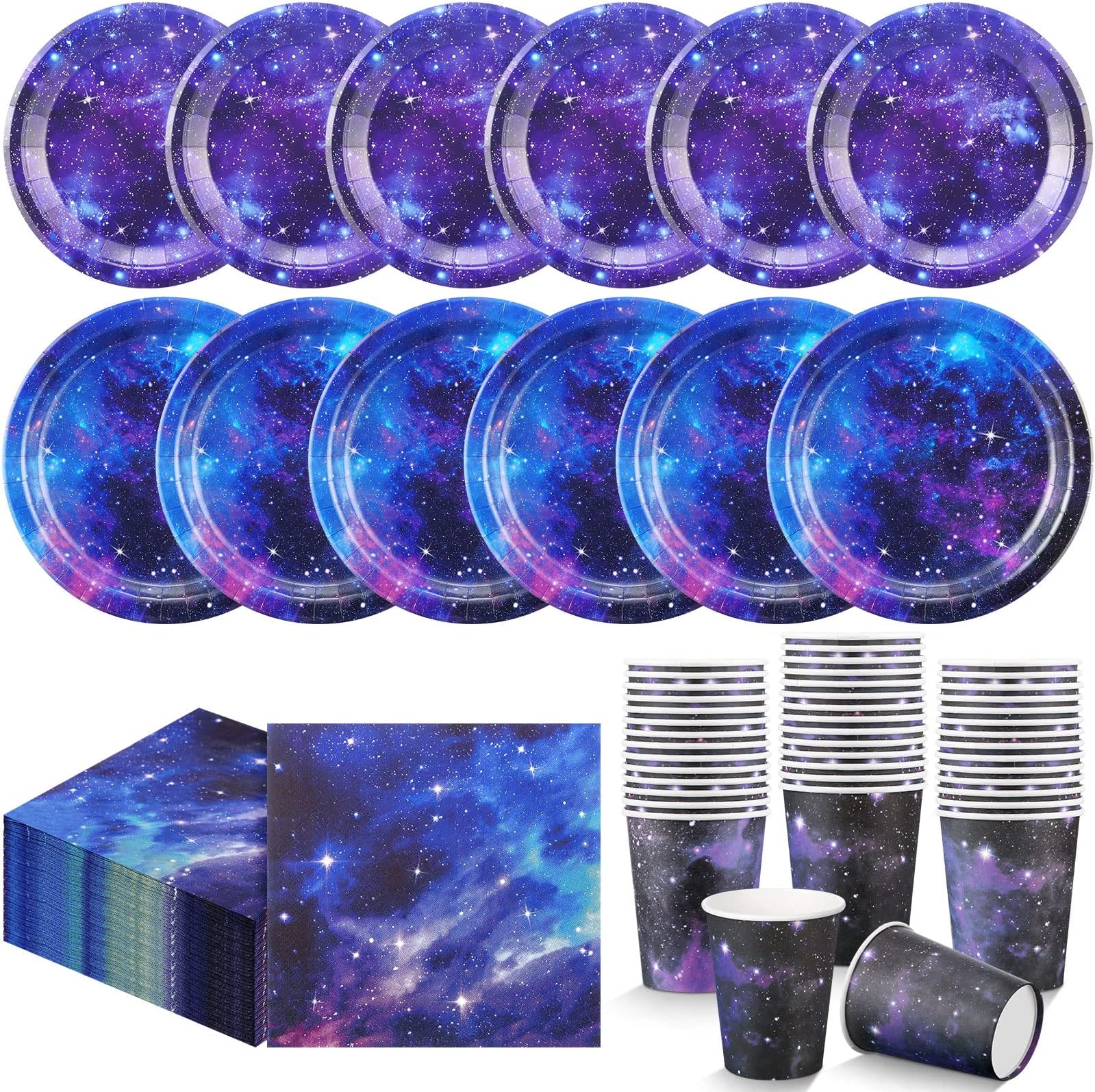 Amazon.com: 240 Pcs Space Galaxy Party Favor Outer Space Solar System ...