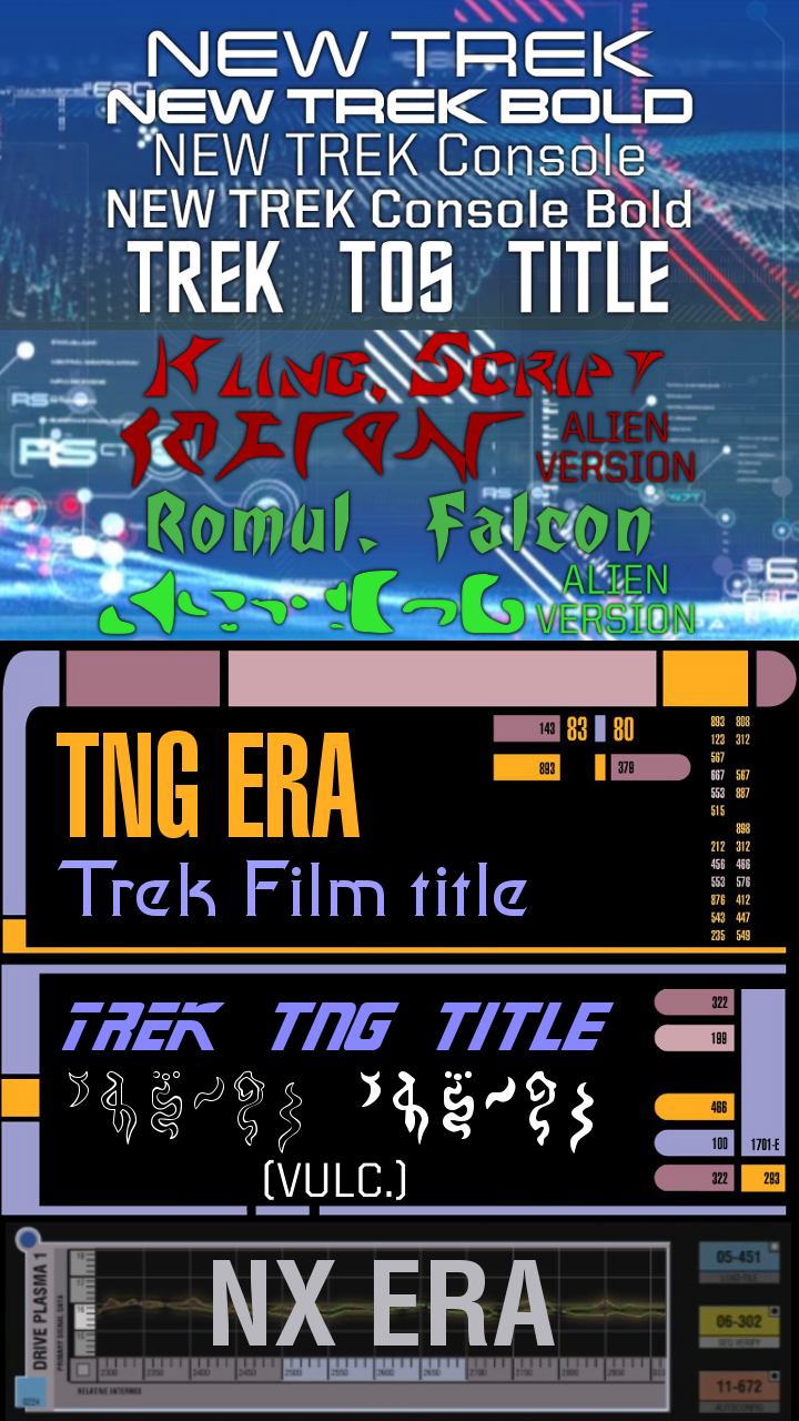 TREK Fonts Pack - App on Amazon Appstore