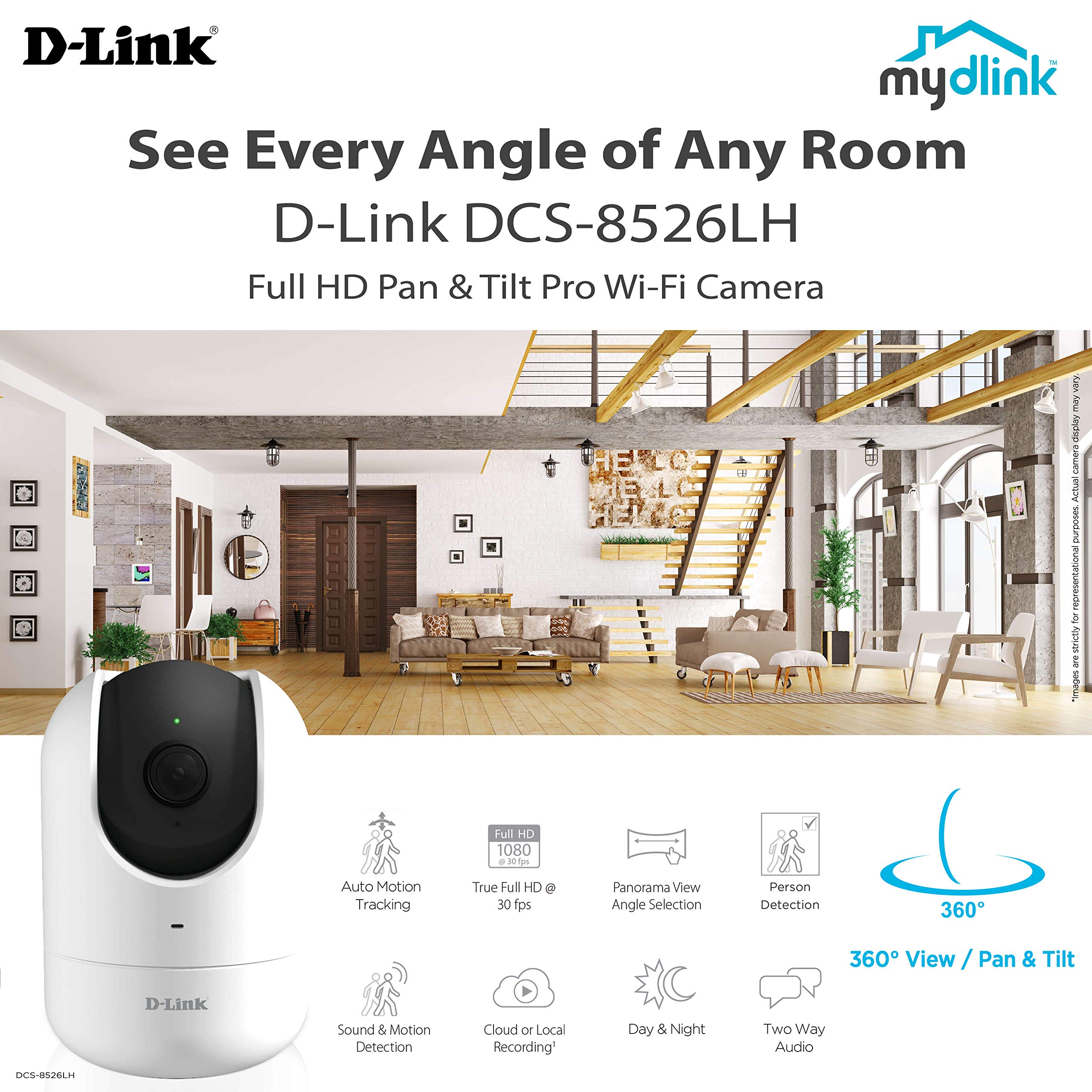 D Link Dcs 8526lh Mydlink Full Hd Pan And Tilt ... - Ecard-tech